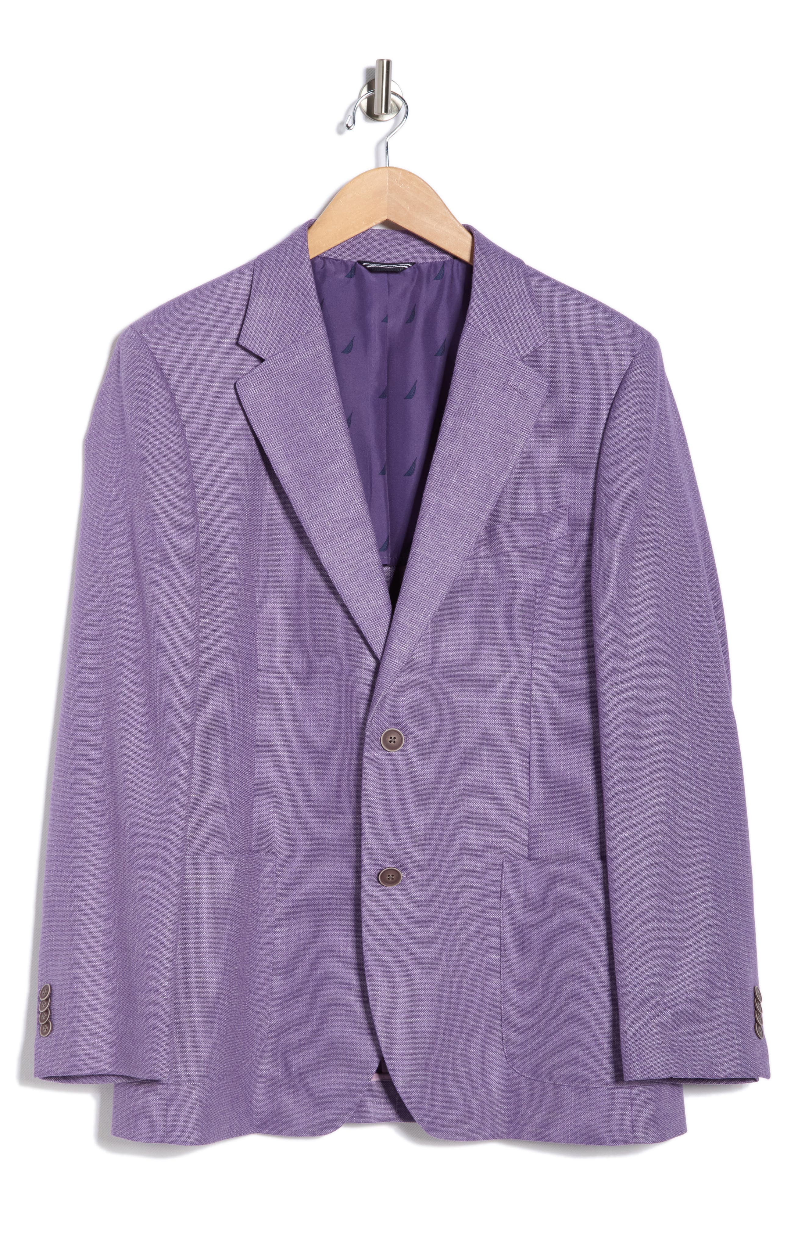 Purple Crosshatch Stretch Sport Coat (Men) | Nordstromrack