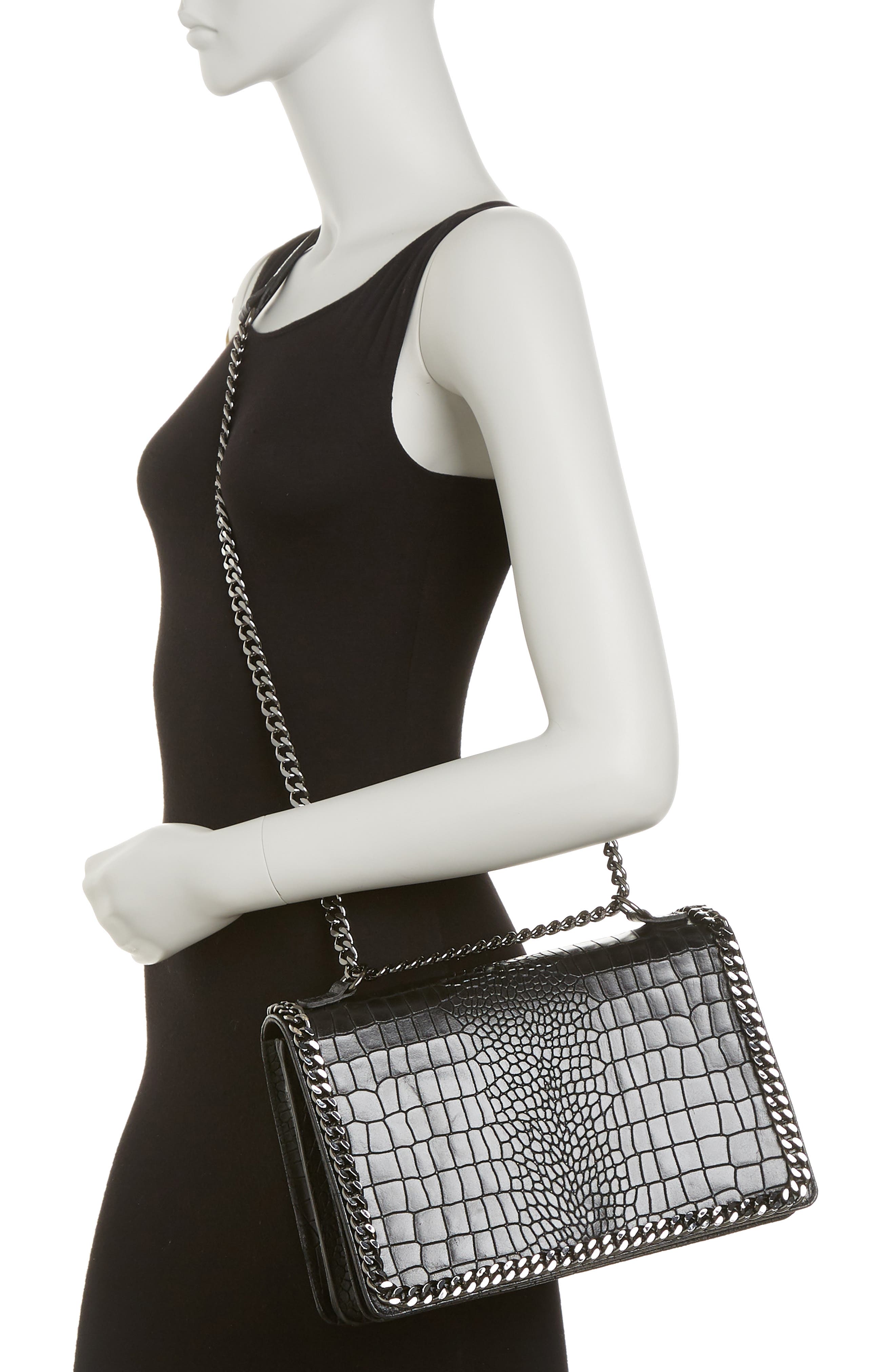 CHRISTIAN LAURIER Arian Croc Embossed Crossbody Bag | Nordstromrack