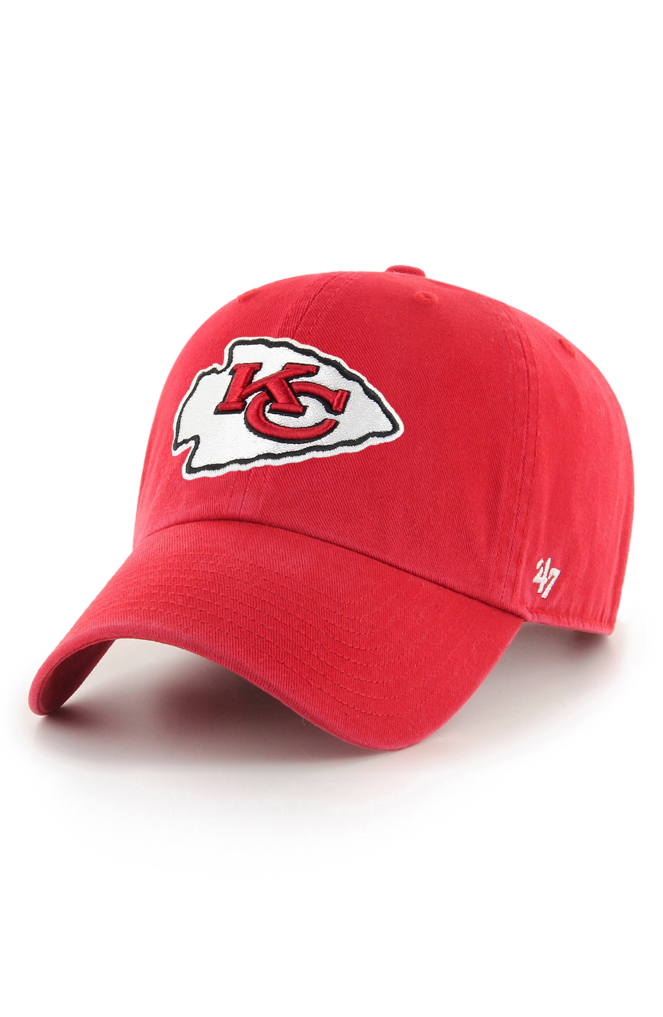 '47 Brand Kansas City Chiefs Clean Up Adjustable Hat - Red | Nordstromrack