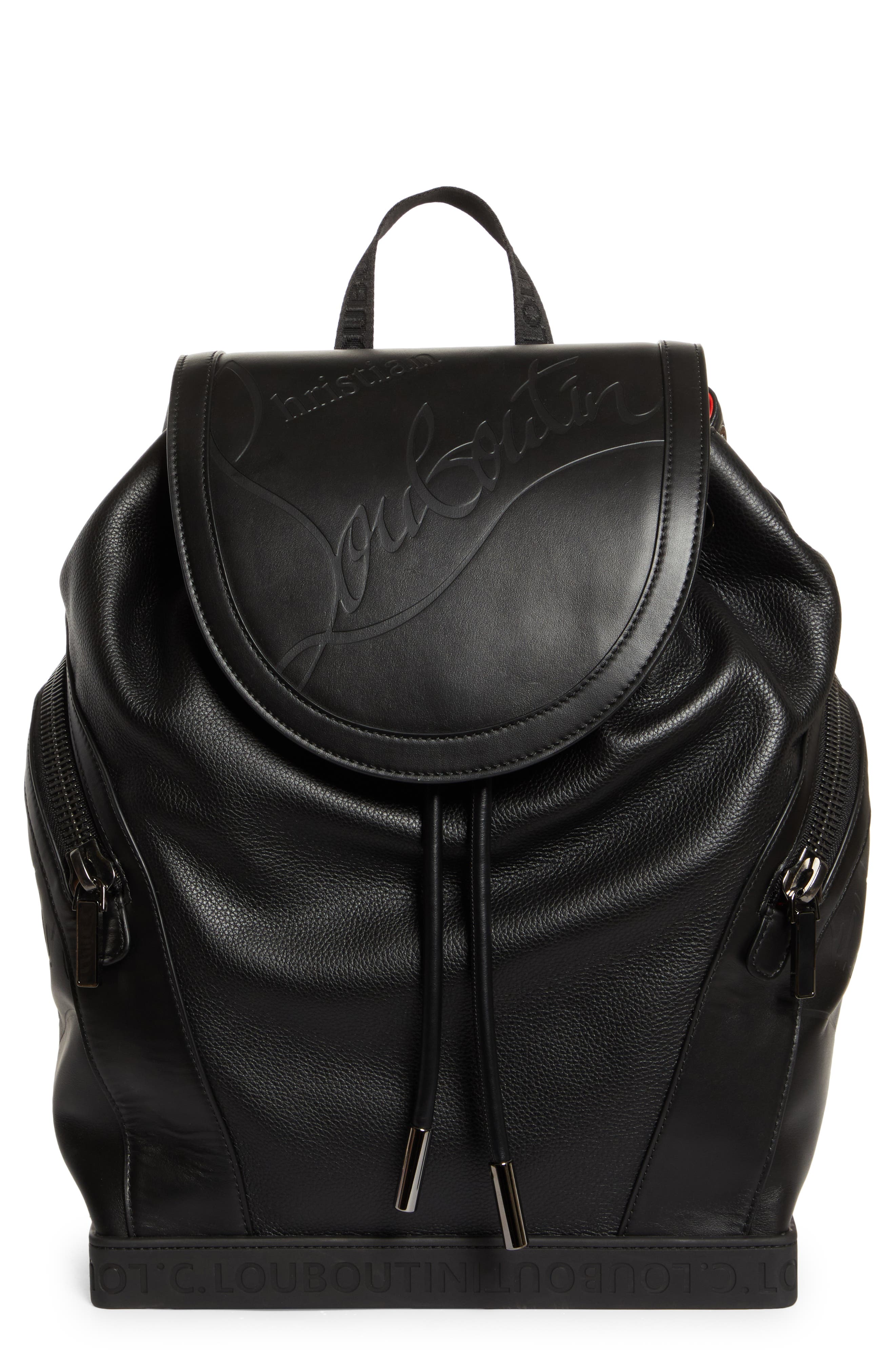 Christian Louboutin Small ExploraFunk Empire Leather Backpack | Nordstrom