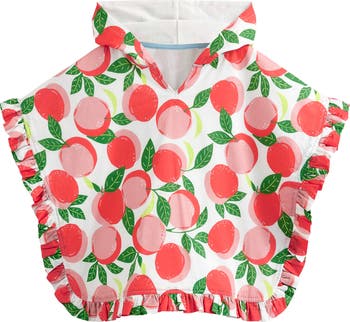 Mini Boden KIds' Terry Cloth Hooded Cover-Up Dress | Nordstrom