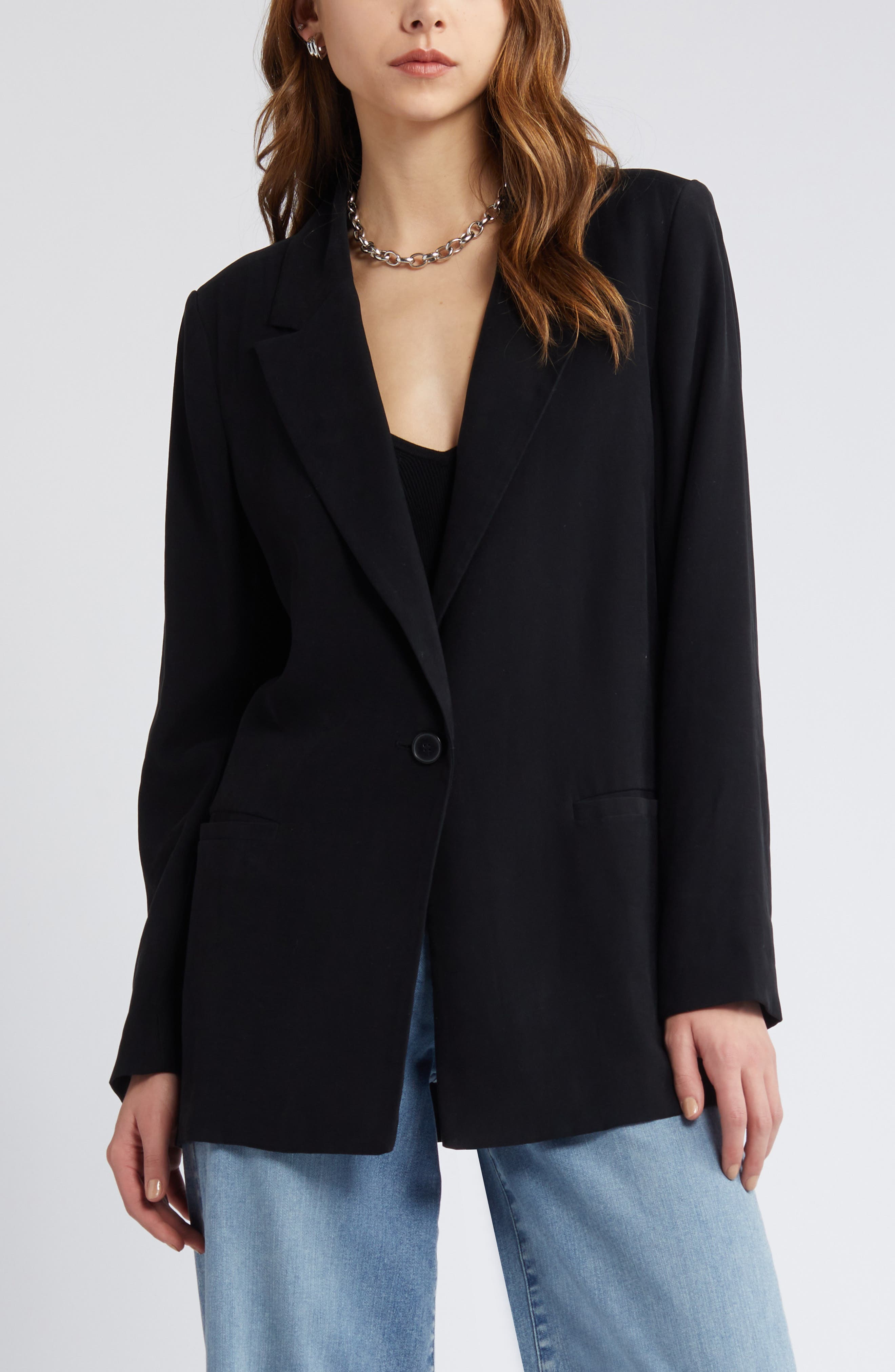 Open Edit Relaxed Fit Blazer | Nordstrom
