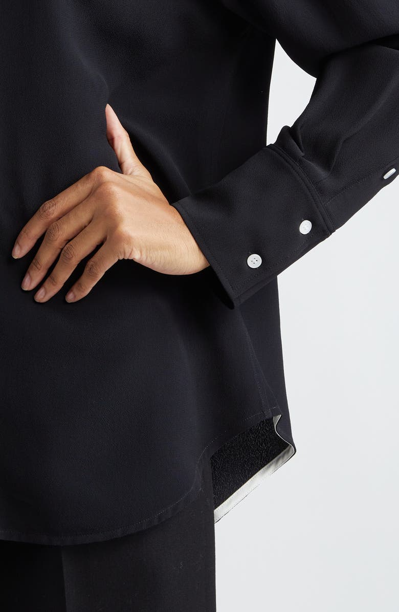 Proenza Schouler Long Sleeve Marocaine Crepe Shirt | Nordstromrack