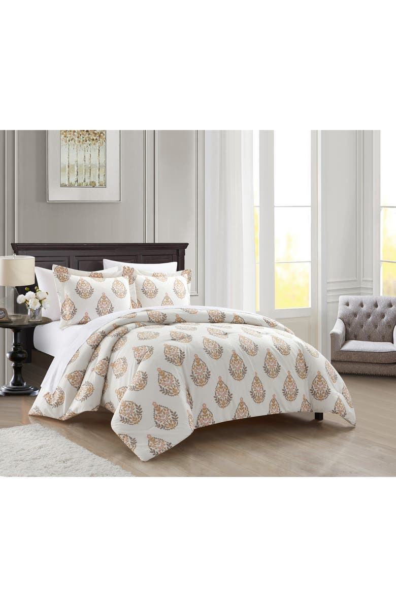 CHIC Amelia Floral Medallion Duvet Cover Set - Queen | Nordstromrack