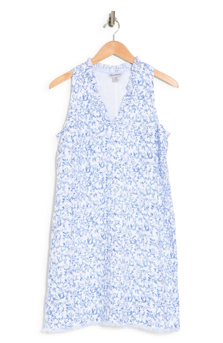 Tommy Bahama El Coral Ruffle Linen Shift Dress | Nordstromrack