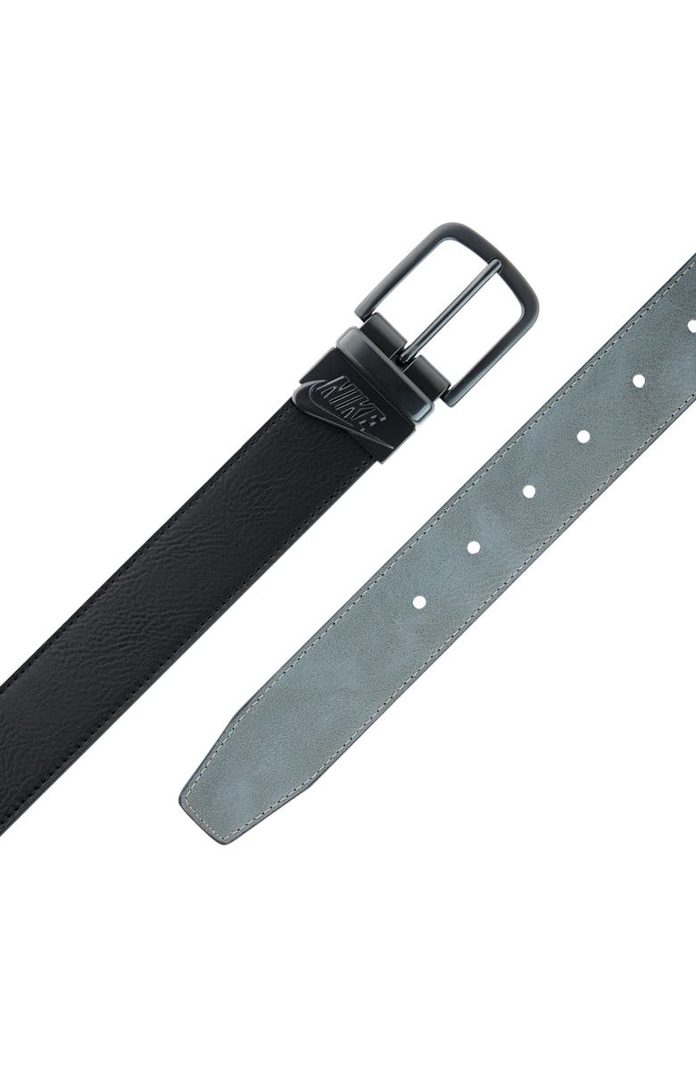 Nike Reversible Contoured Swoosh Feather Edge Belt | Nordstromrack