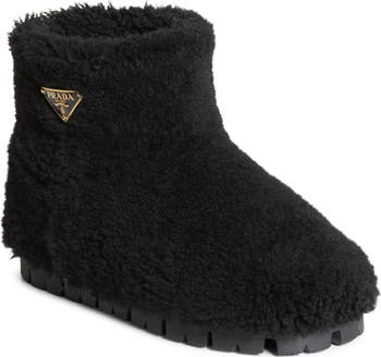 Prada Genuine Shearling Bootie (Women) | Nordstrom