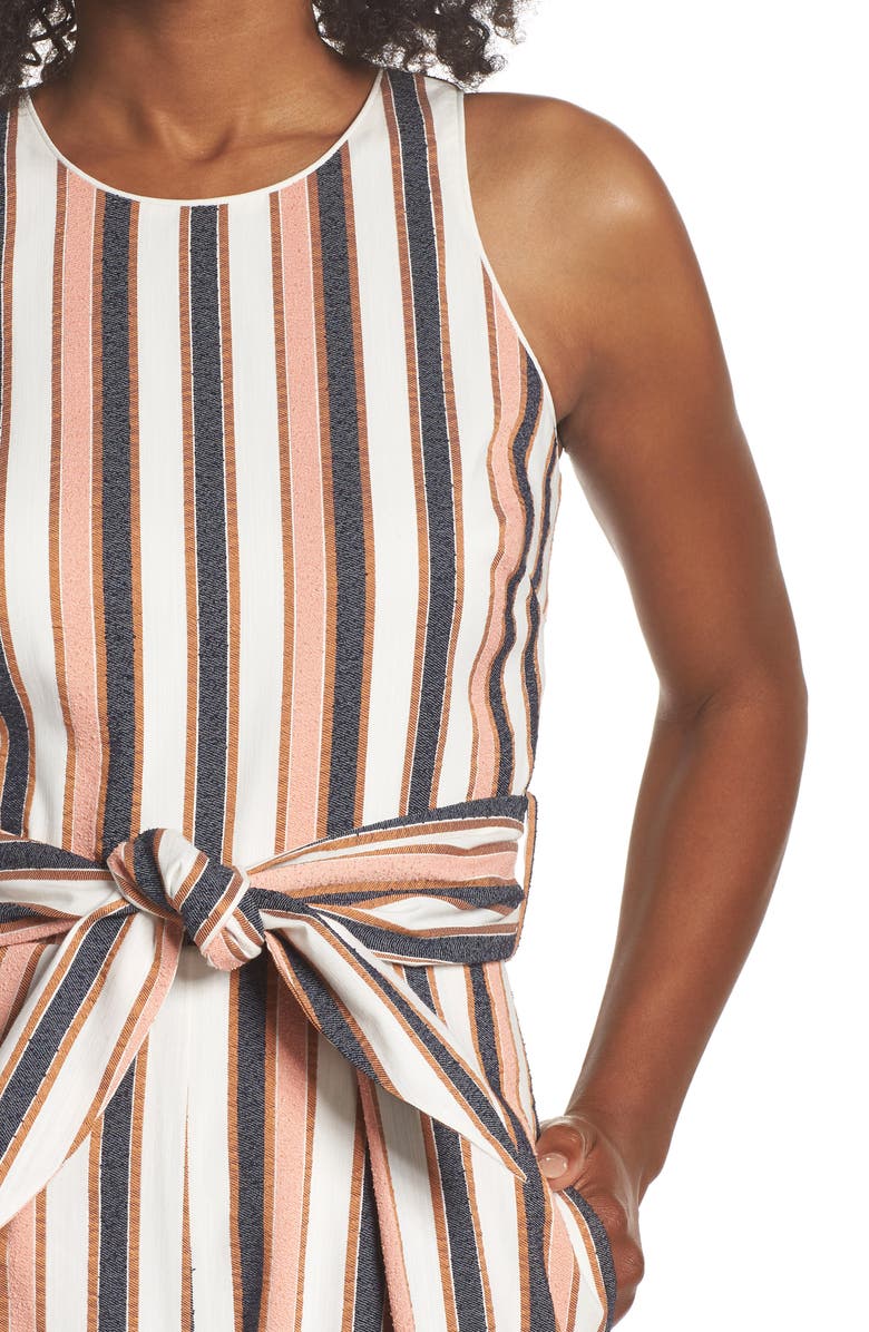 Adelyn Rae Gidget Cross Back Crop Jumpsuit | Nordstrom