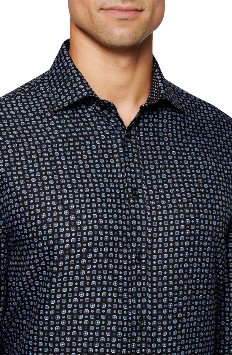 SOCIETY OF THREADS Square Medallion Slim Fit Dress Shirt | Nordstromrack