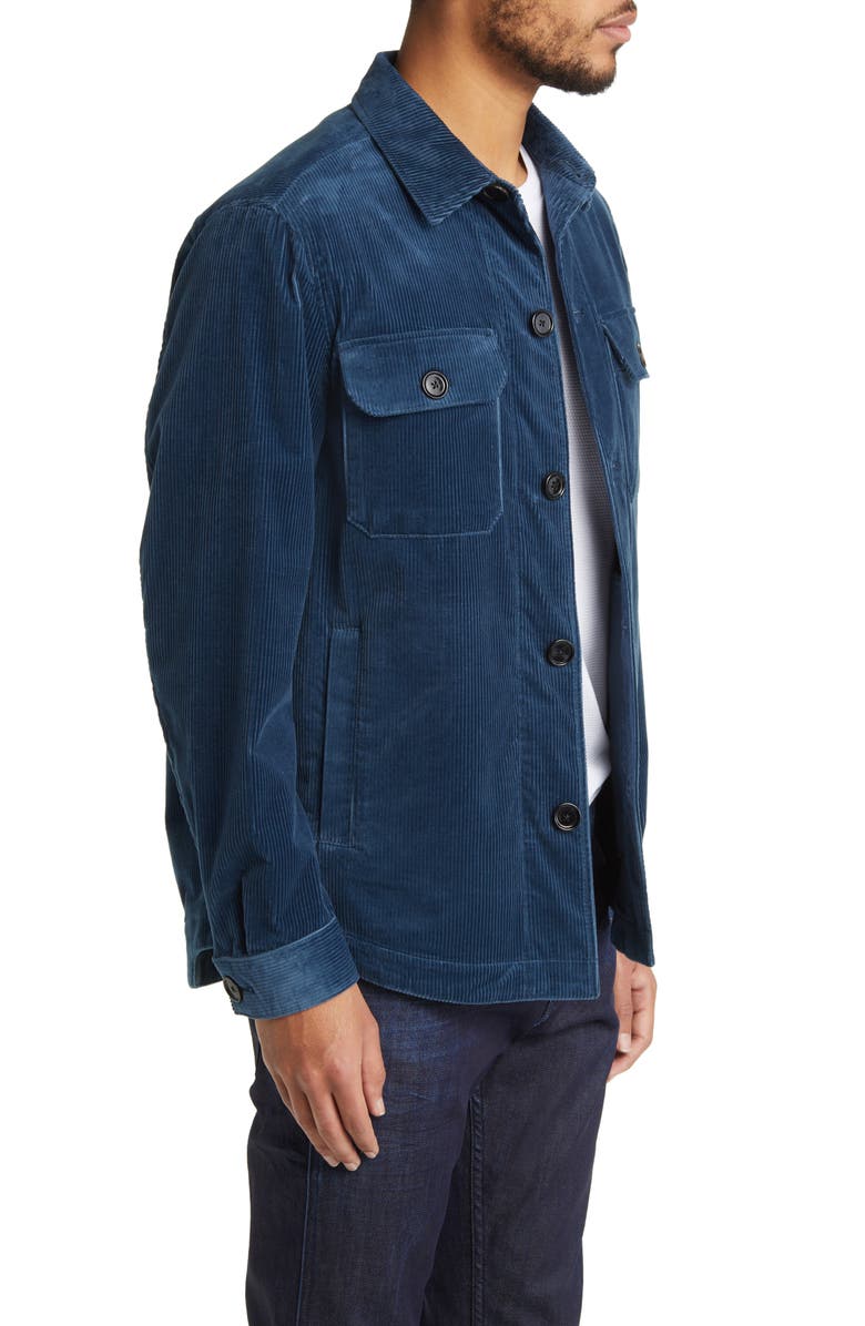 BOSS Carper Stretch Cotton Corduroy Shirt Jacket | Nordstrom