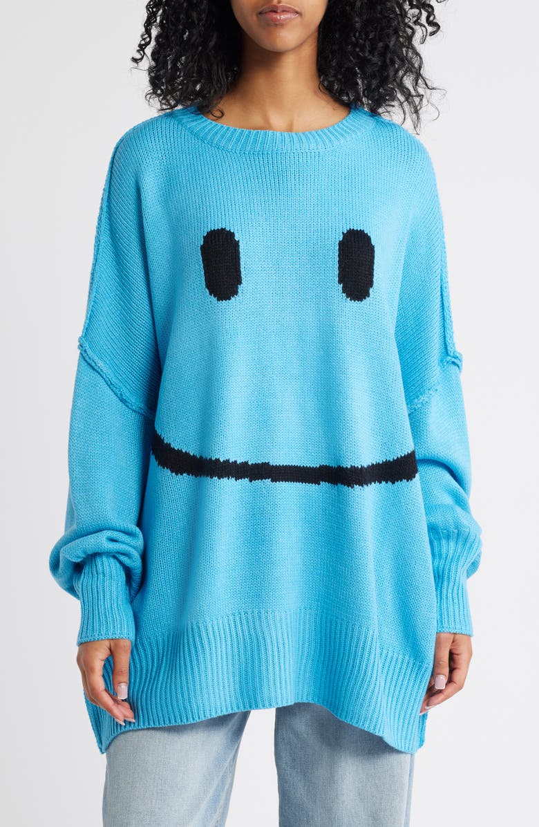 Dressed in Lala Serotonin Smile Oversize Sweater | Nordstrom
