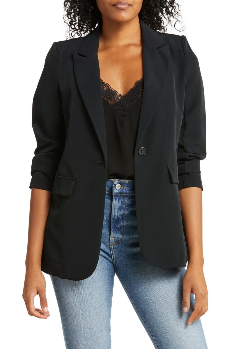 OAK AND TRELLIS One Button Blazer | Nordstromrack