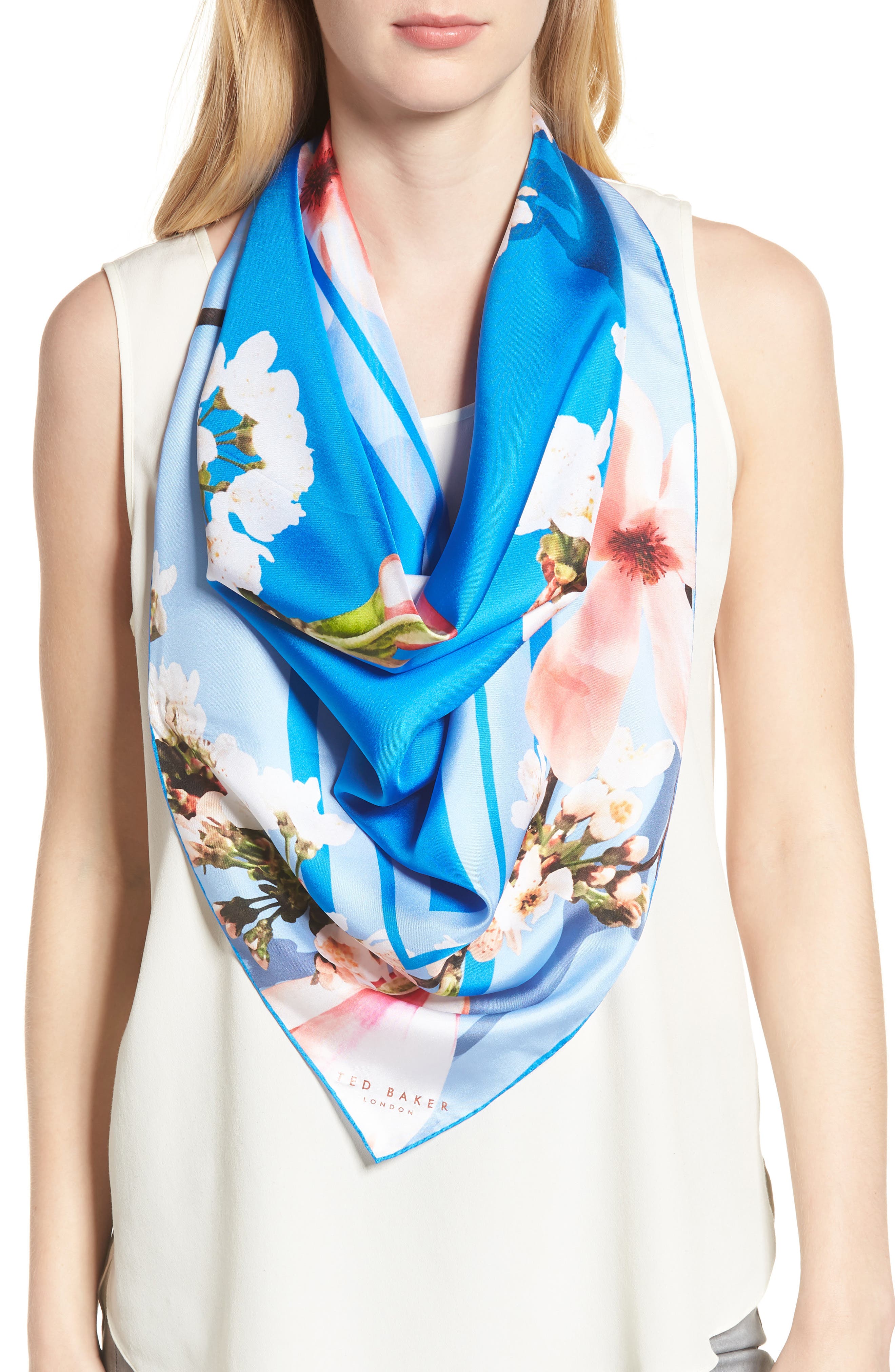 Ted Baker London Harmony Square Silk Scarf | Nordstrom