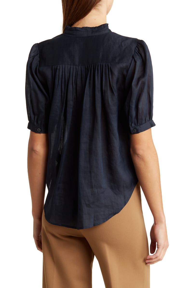 rag & bone Jordan Short Sleeve Button-Up Top | Nordstromrack