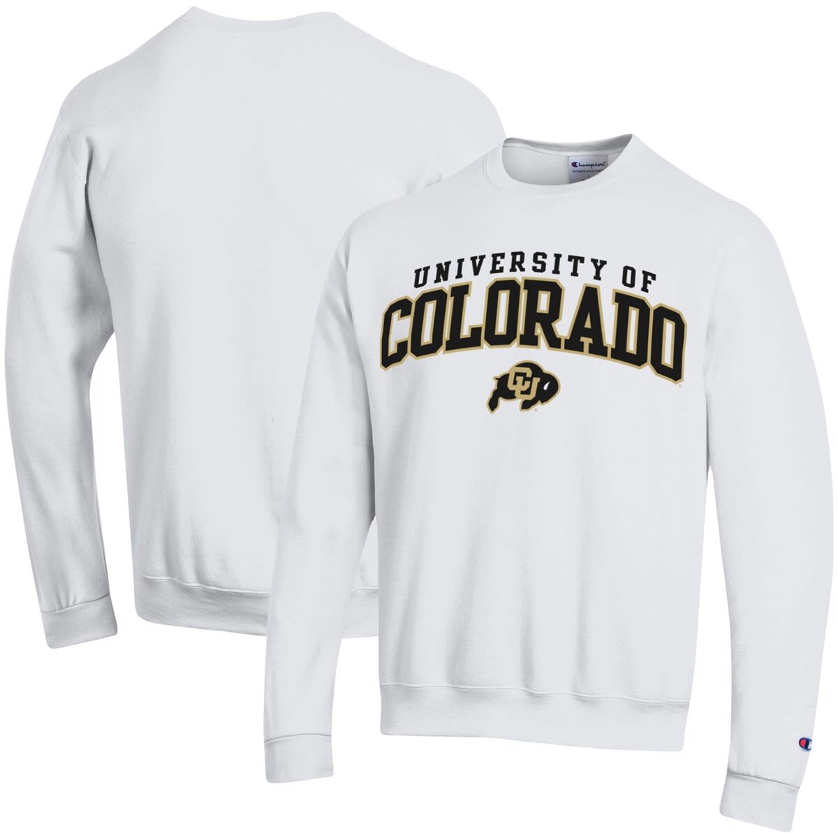 Champion Men's Champion White Colorado Buffaloes Property of Powerblend ...