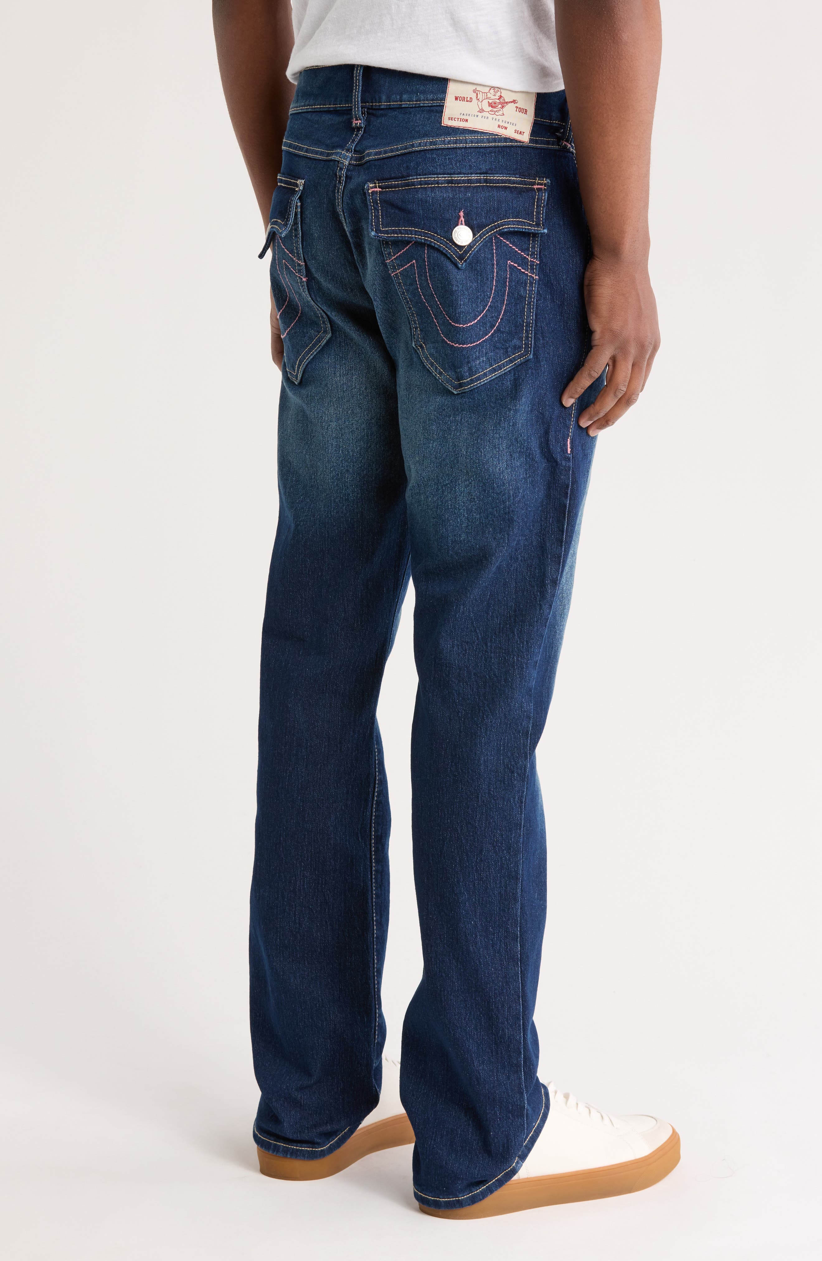 True Religion Ricky Flap Straight Leg Jeans | Nordstromrack
