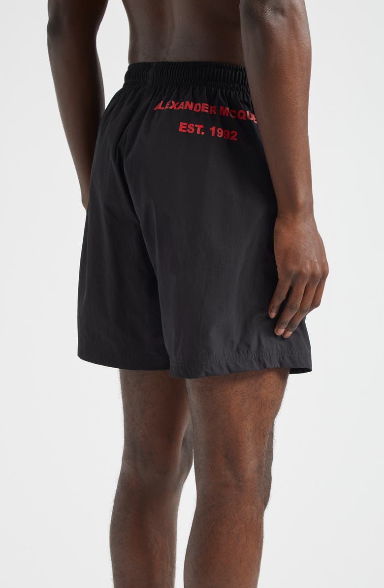 McQueen Graffiti Logo Swim Trunks | Nordstromrack