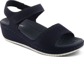 Flexus by Spring Step Meshon Ankle Strap Platform Wedge Sandal (Women ...