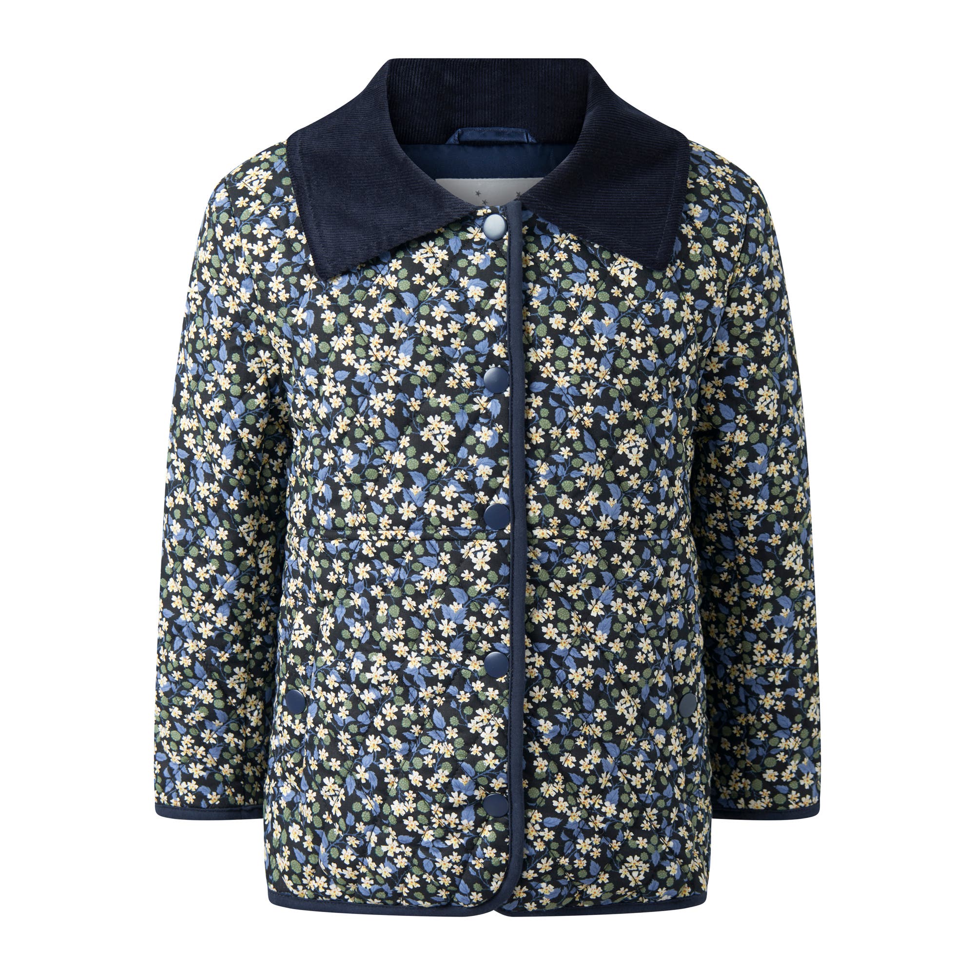 Rachel Riley Berry Floral Quilted Jacket | Nordstrom