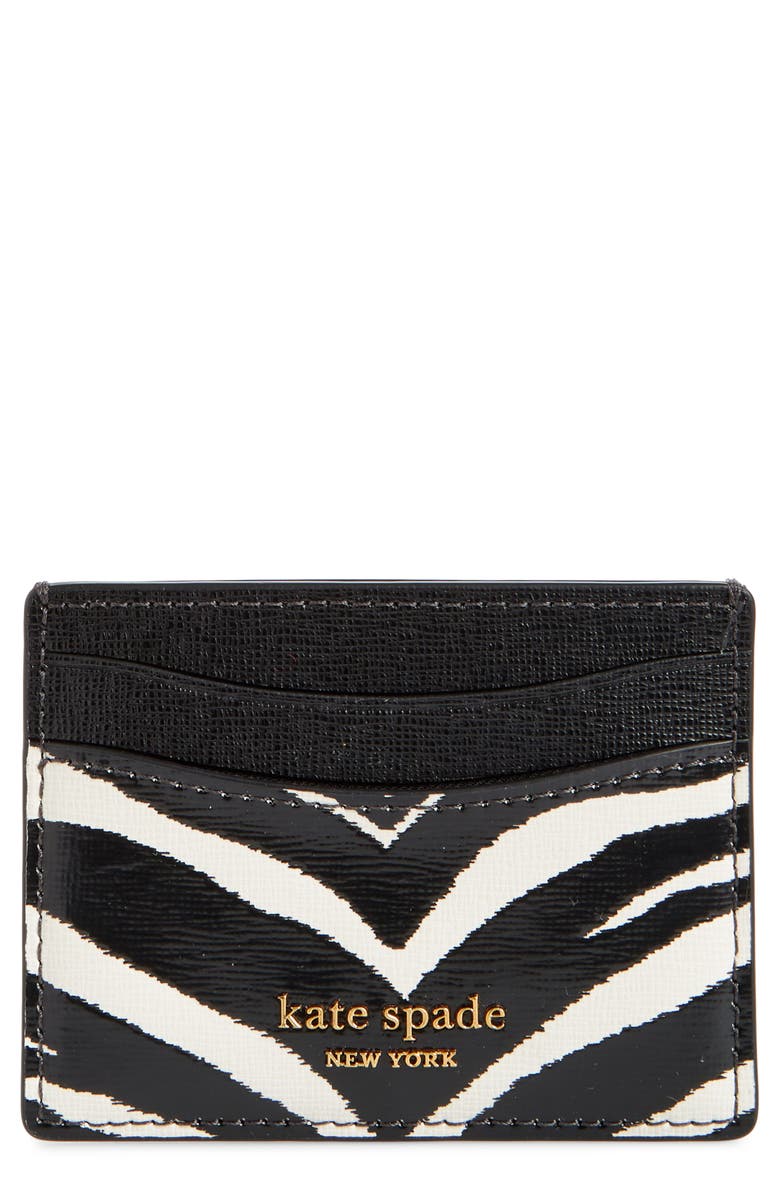 Kate Spade New York morgan zebra stripe card wallet | Nordstromrack