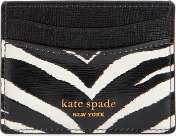 Kate Spade New York morgan zebra stripe card wallet | Nordstromrack