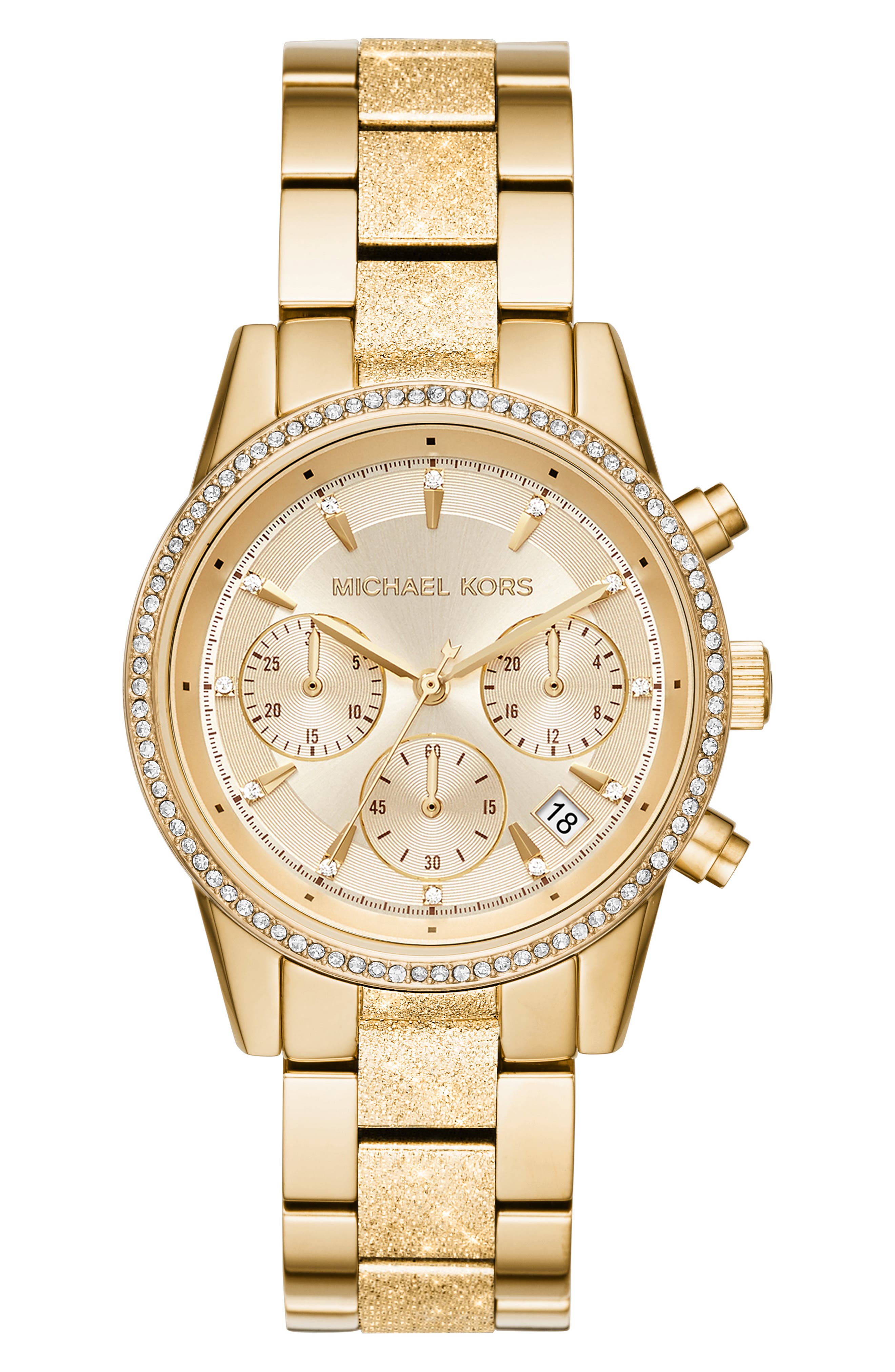 Michael Kors Ritz Chronograph Bracelet Watch, 37mm | Nordstromrack