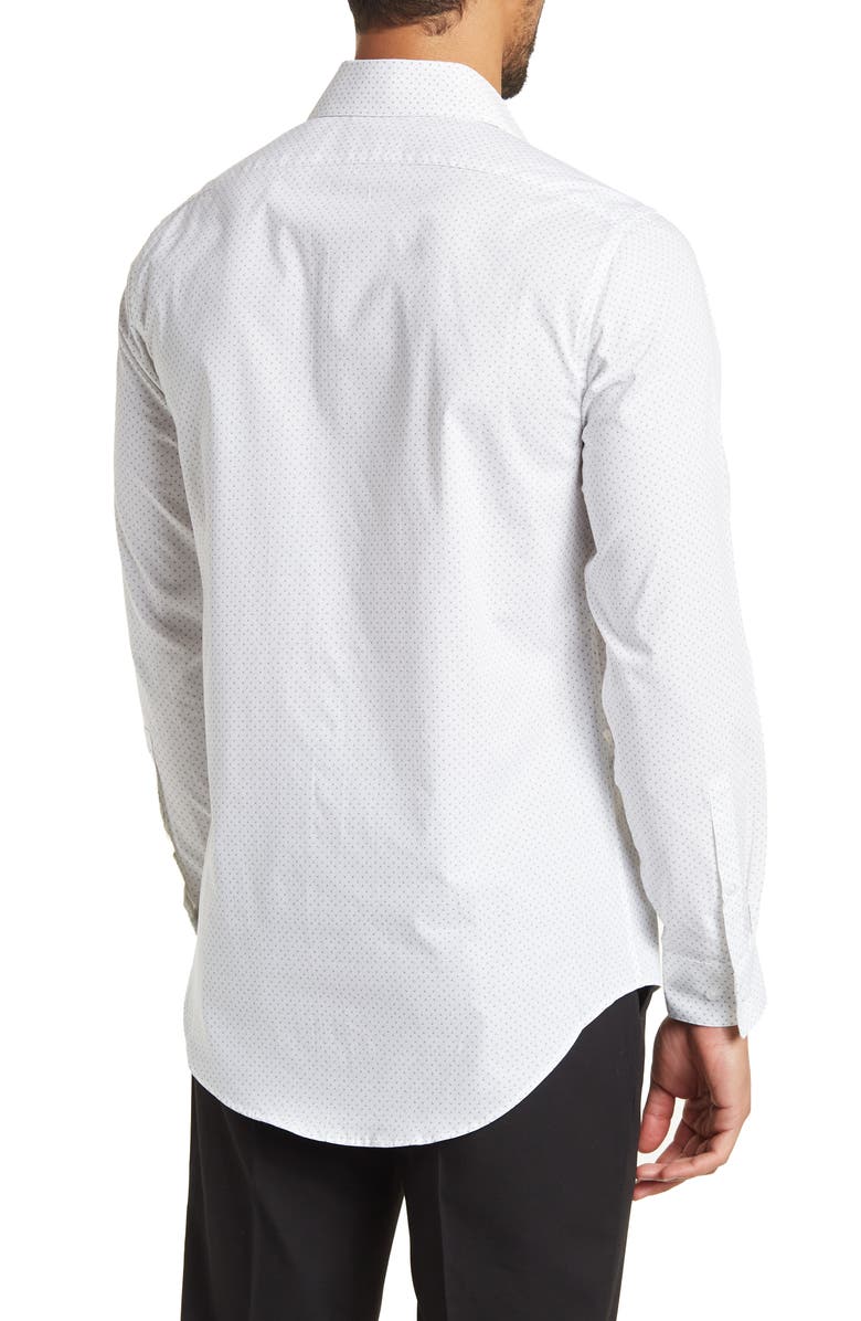 Calvin Klein Stain Shield Print Long Sleeve Slim Fit Shirt | Nordstromrack