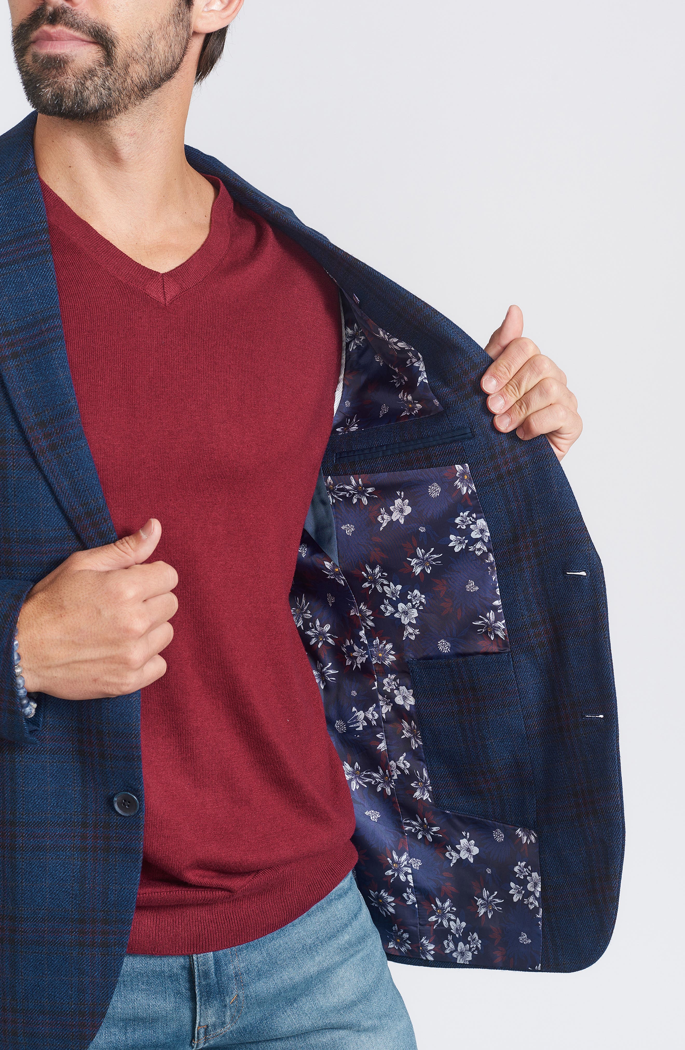SAVILE ROW CO Plaid Sport Coat | Nordstromrack