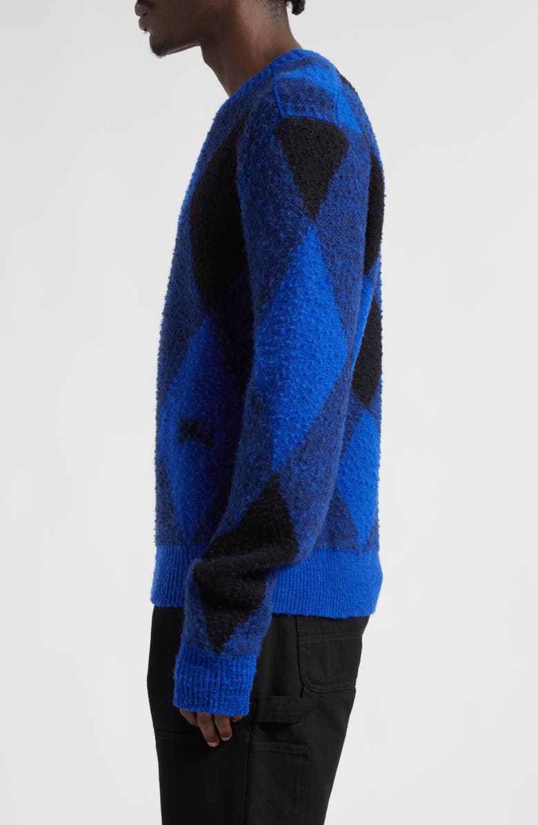 Burberry Equestrian Knight Argyle Wool Crewneck Sweater | Nordstromrack