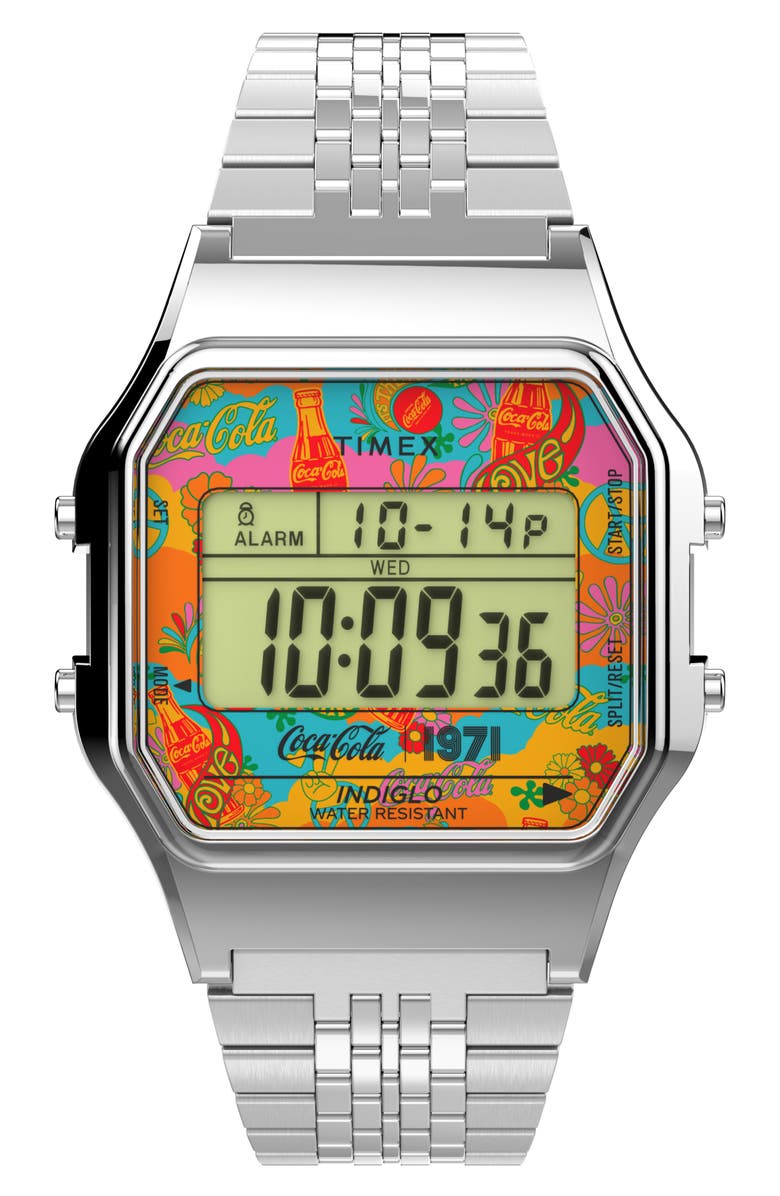 Timex® T80 x Coca-Cola® Unity Collection Digital Bracelet Watch, 34mm ...