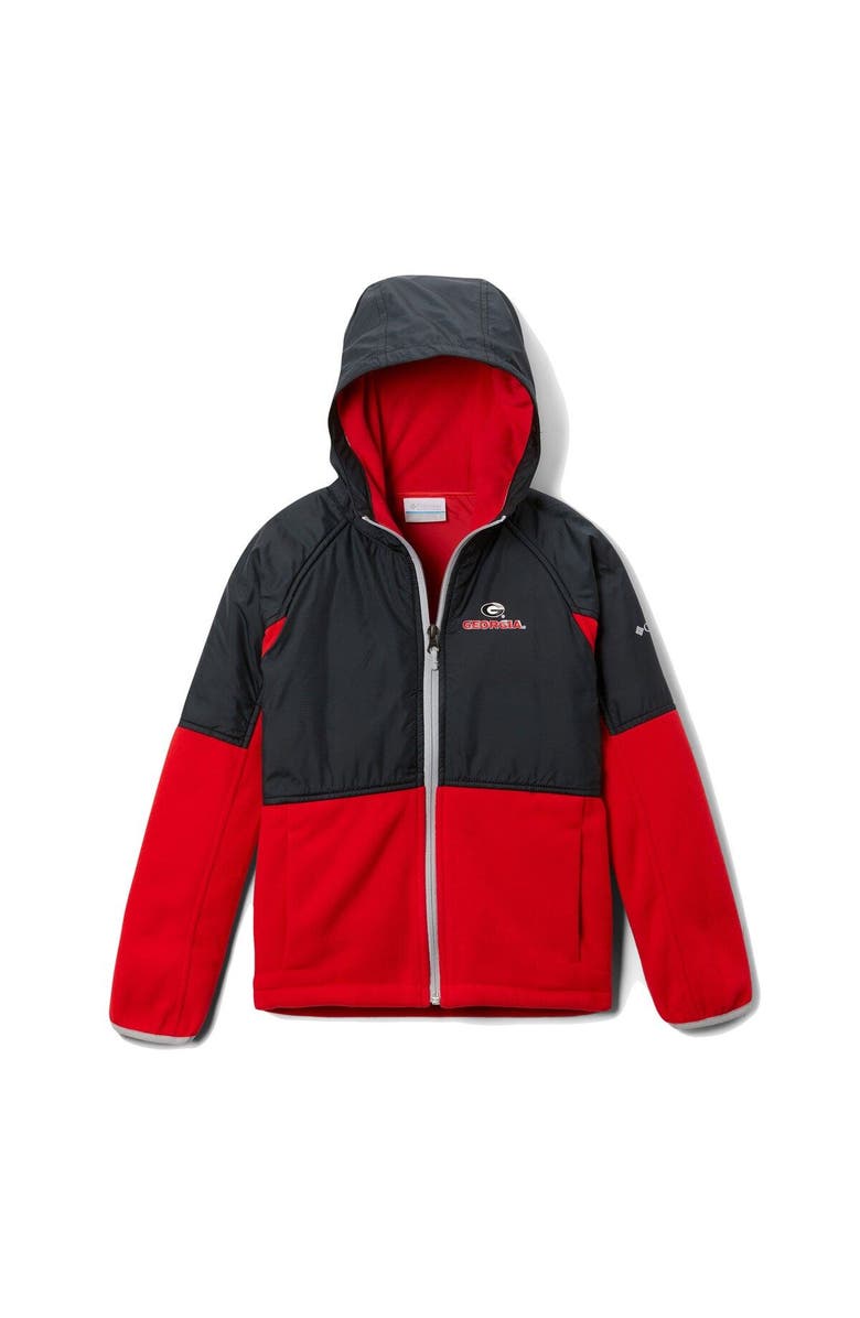 Columbia Youth Columbia Black Georgia Bulldogs Flanker Raglan Full-Zip ...