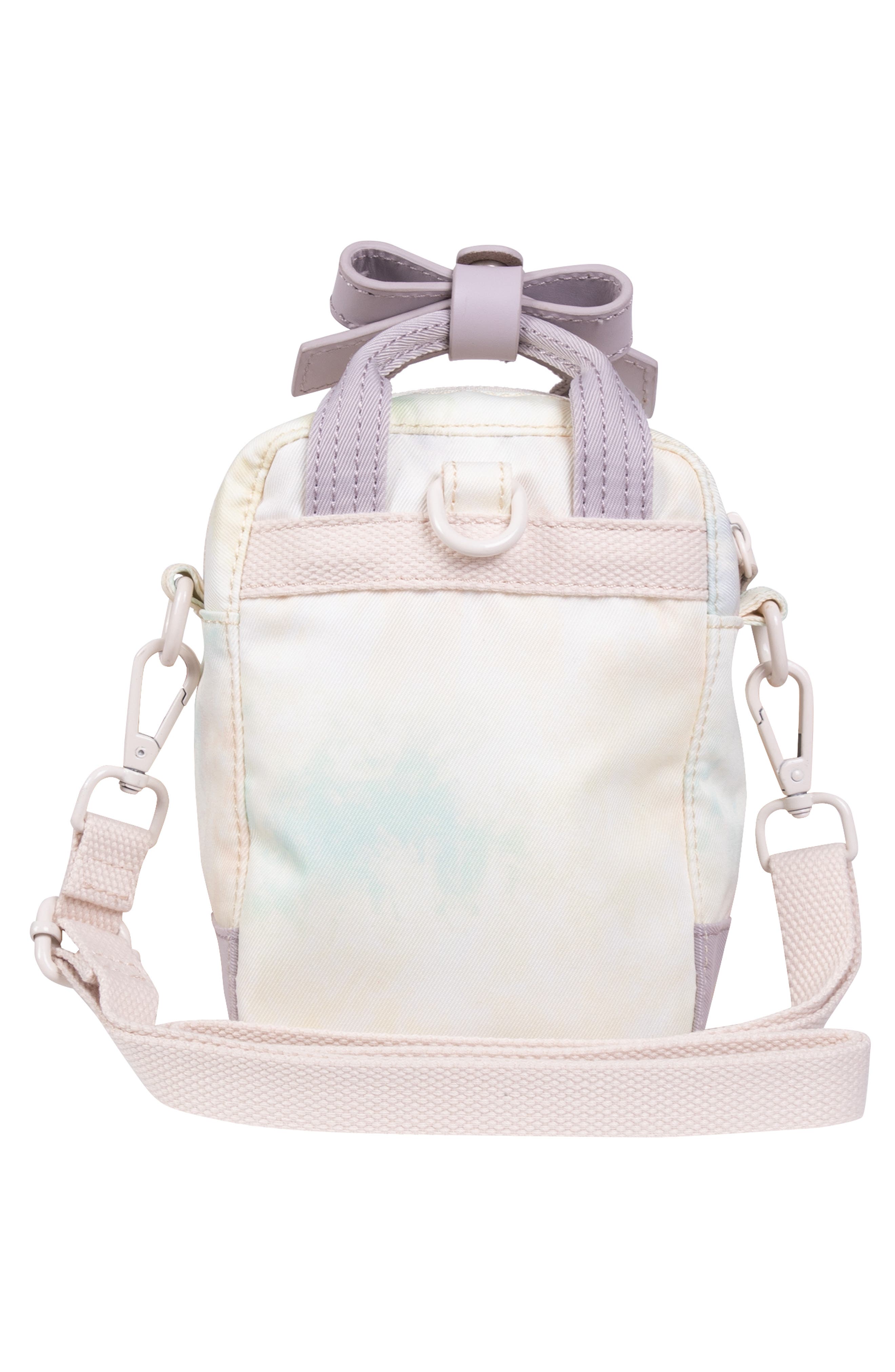 Doughnut Macaroon Tiny RIbbon X Unicorn Leather Trimmed Crossbody Bag ...