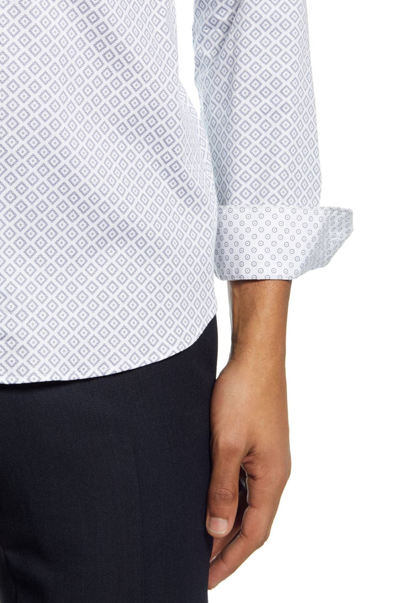 Ted Baker London Offme Slim Fit Geo Print Button-Up Shirt | Nordstromrack