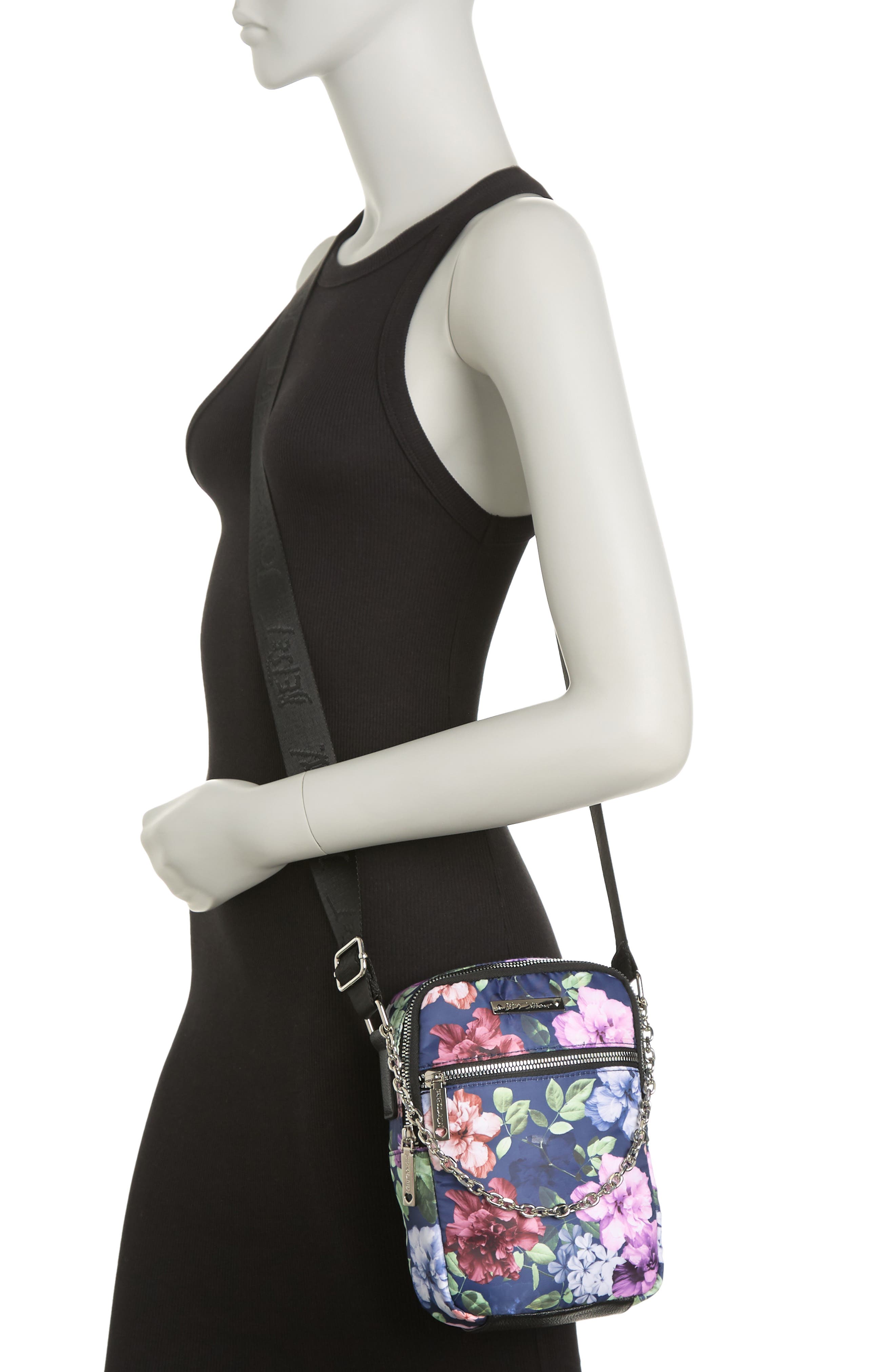 Betsey Johnson Nylon Floral Print Crossbody Bag | Nordstromrack