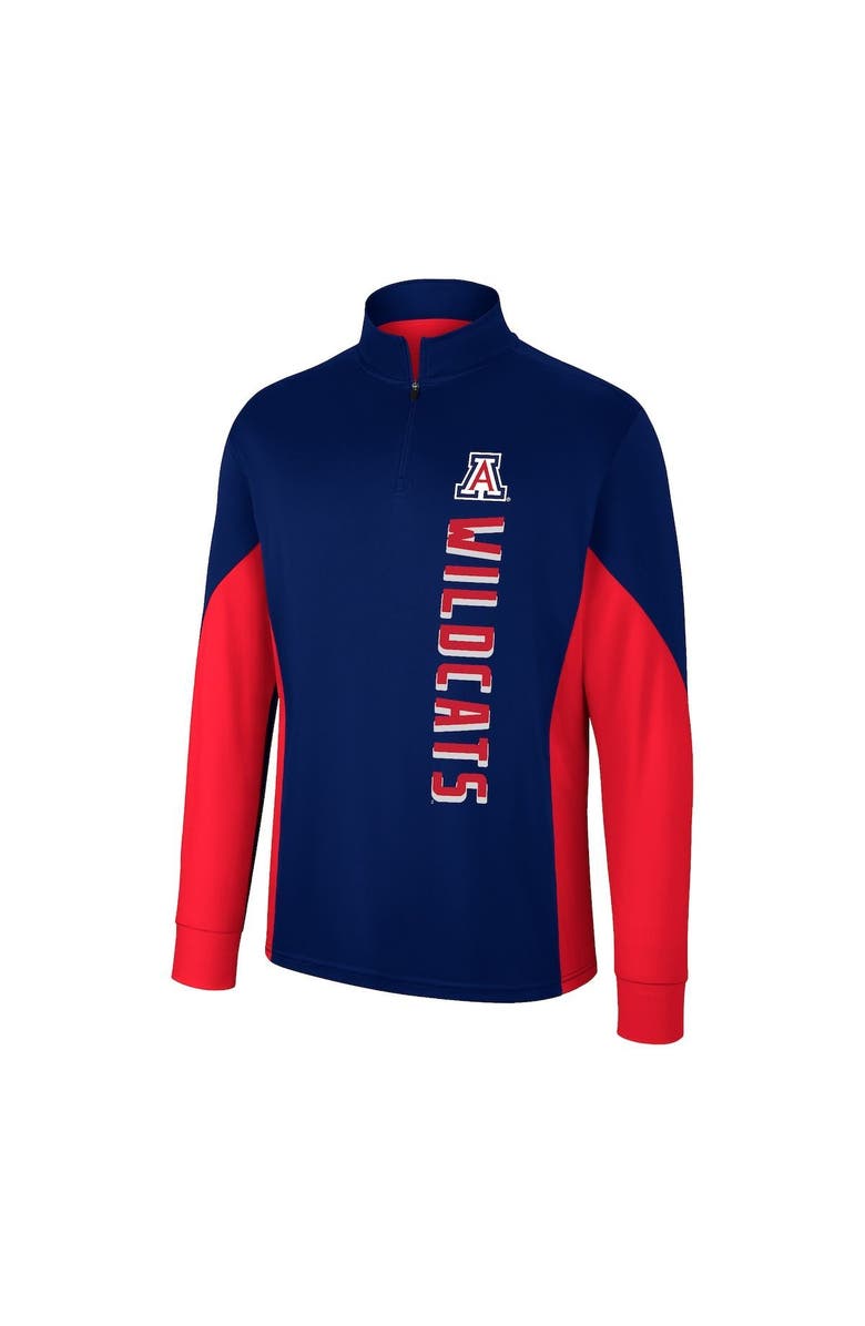 COLOSSEUM Men's Colosseum Navy Arizona Wildcats Bart Quarter-Zip ...