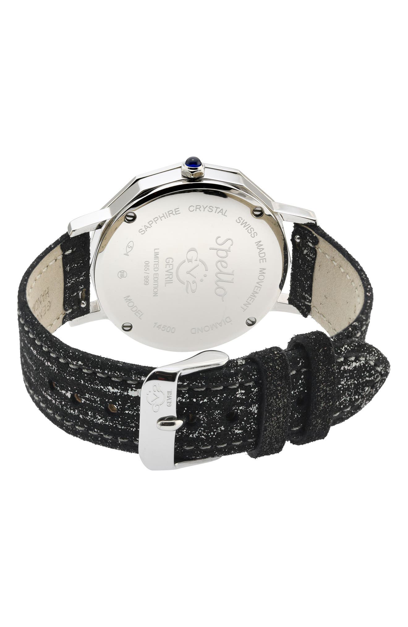 GV2 Women's Spello Diamond Dial Watch, 38mm | Nordstromrack