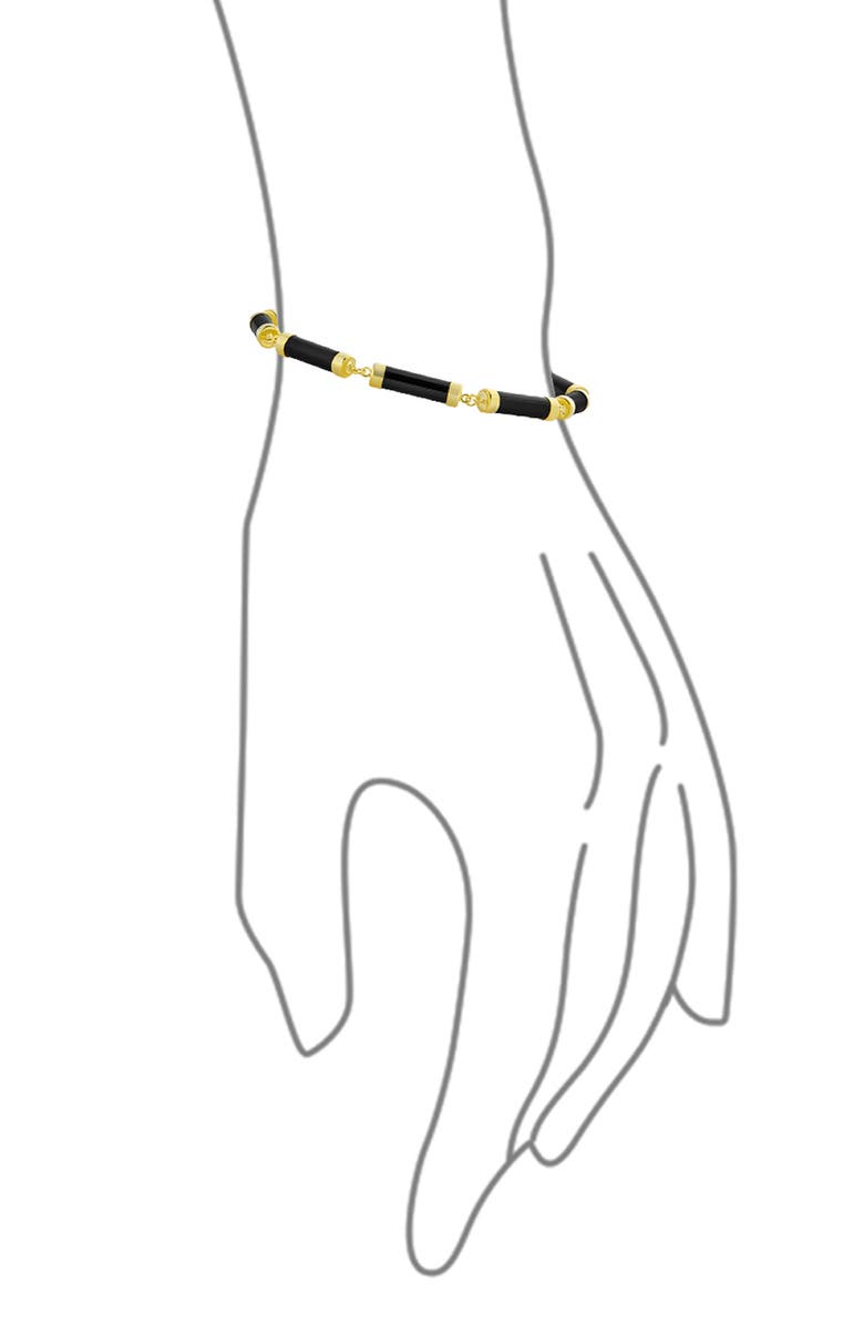BLING JEWELRY Semiprecious Stone Bar Link Bracelet | Nordstromrack