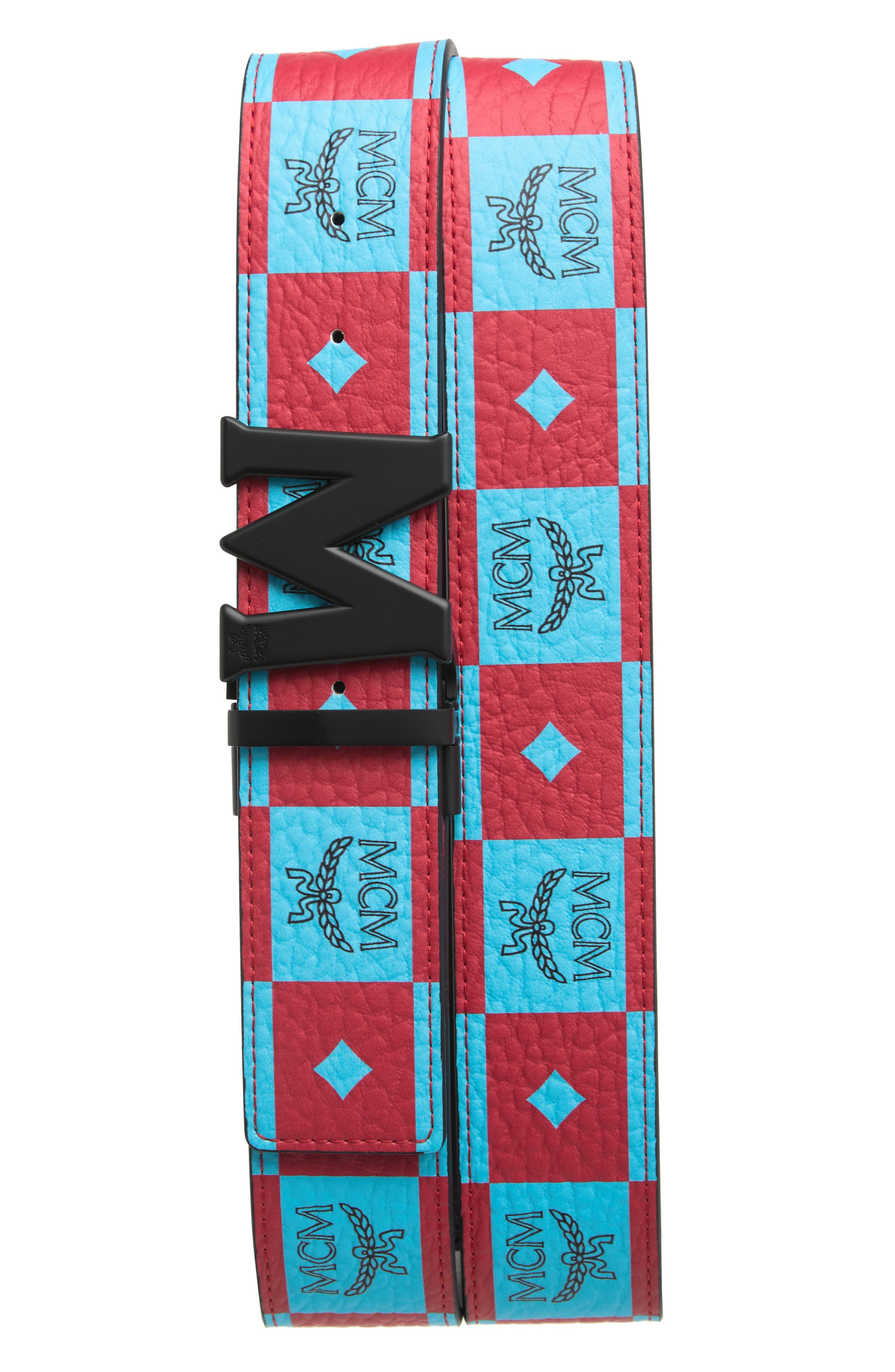 MCM Claus Checkerboard Belt | Nordstromrack