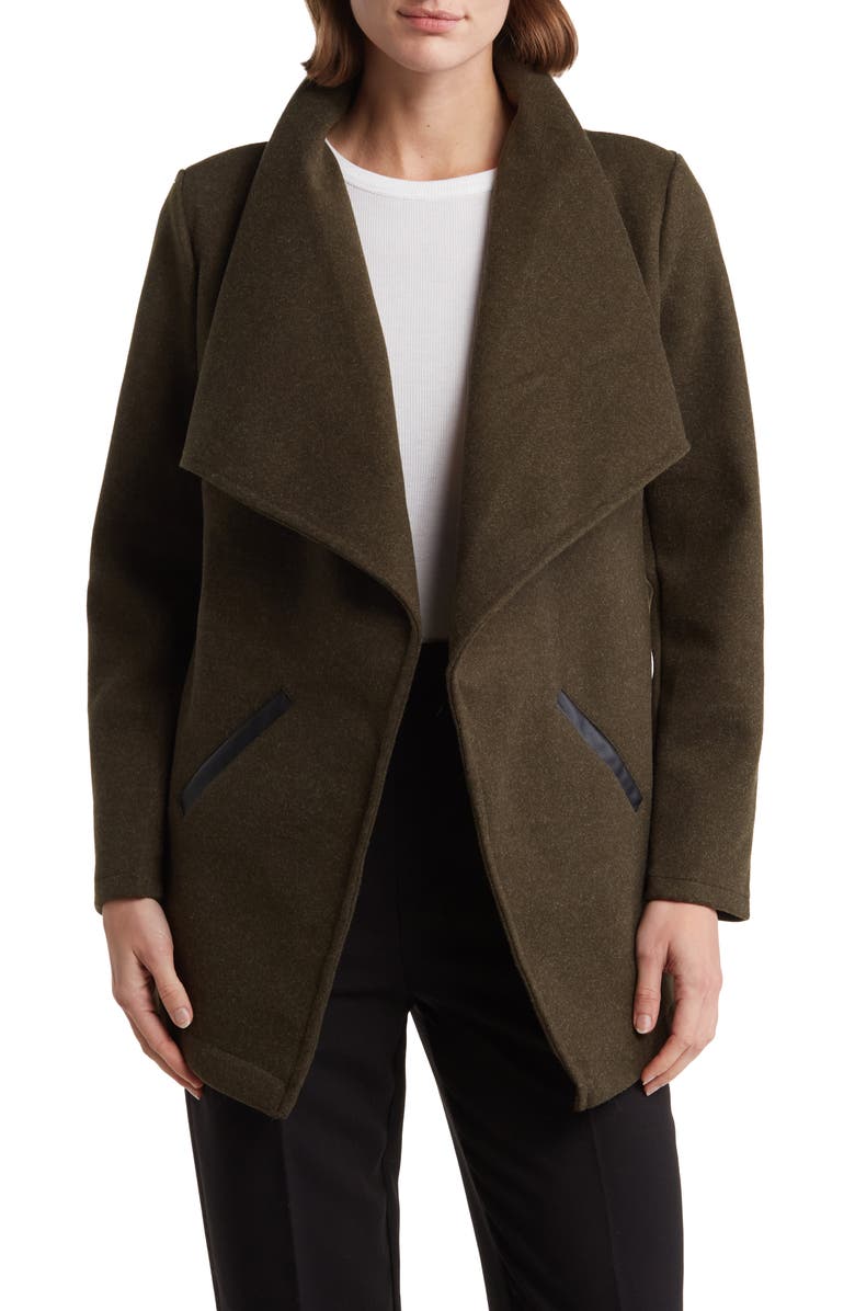 Ookie & Lala Drape Collar Open Front Jacket | Nordstromrack