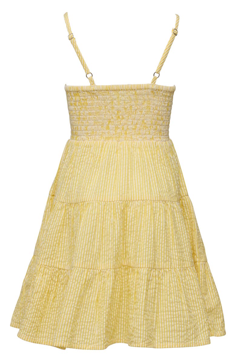 Snapper Rock Kids' Marigold Stripe Cover-Up Dress | Nordstromrack