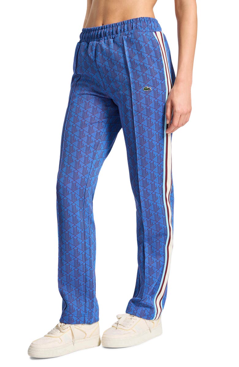 Lacoste Logo Monogram Stripe Track Pants | Nordstromrack