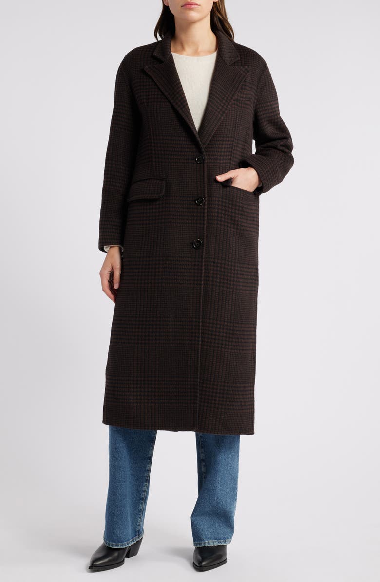 Rails Gallery Houndstooth Check Wool Blend Coat | Nordstromrack