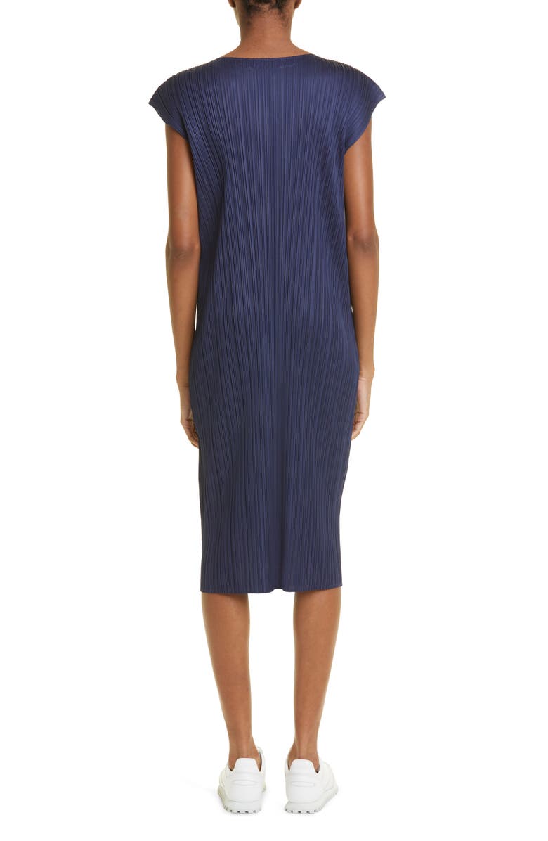 Pleats Please Issey Miyake Monthly Colors August Pleated Midi Dress ...