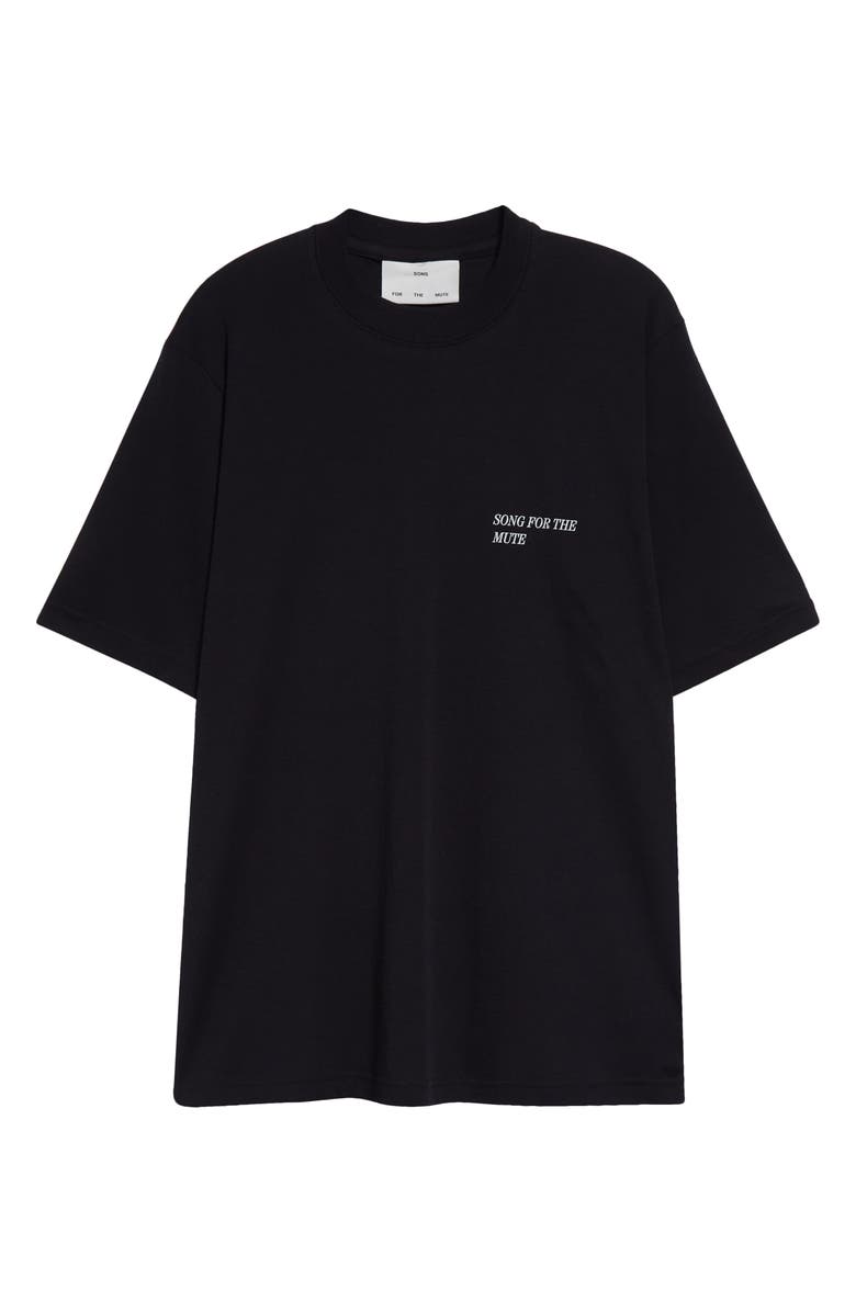 SONG FOR THE MUTE Logo Cotton Slim T-Shirt | Nordstromrack