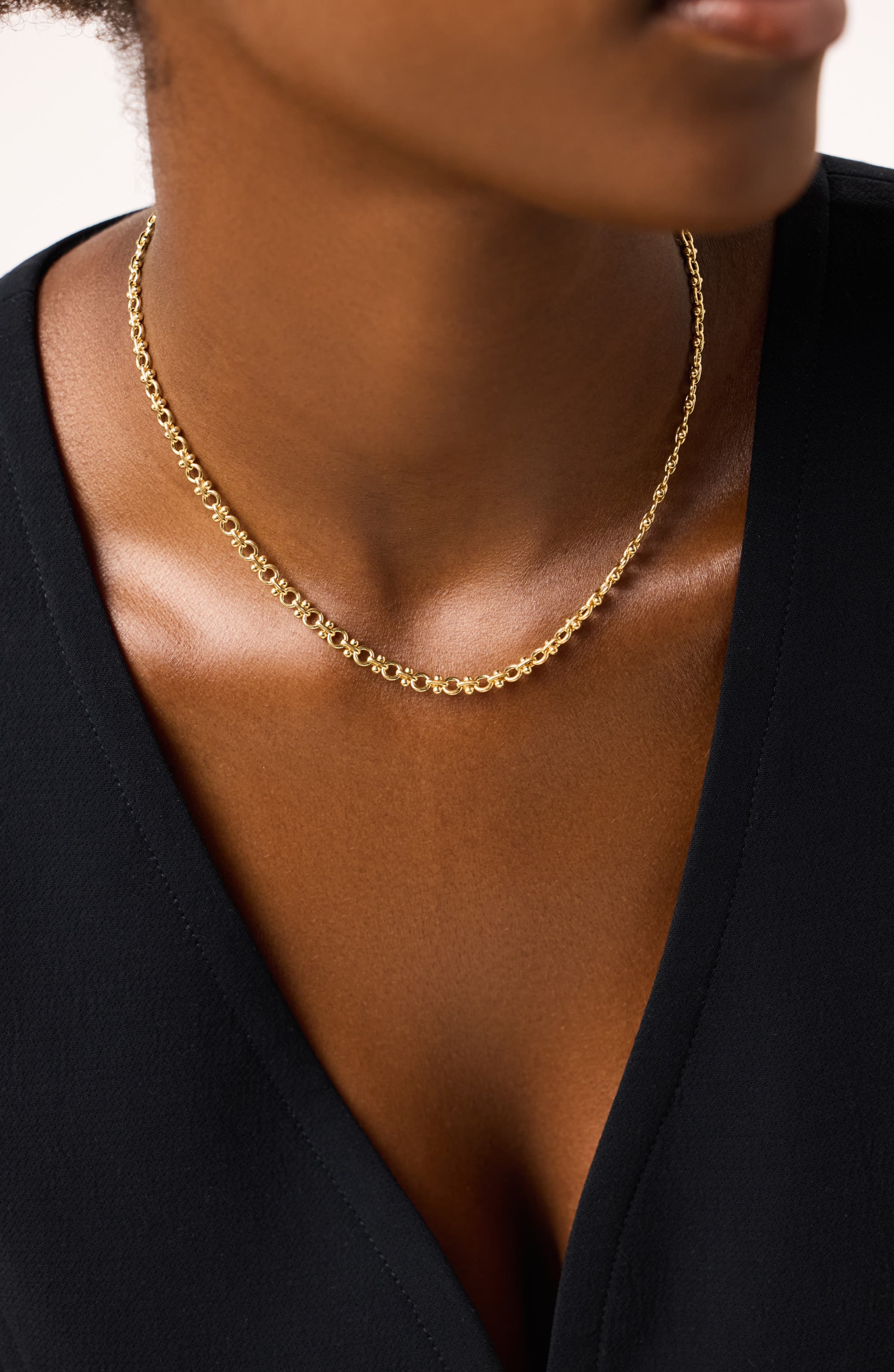 Ana Luisa Thick Gold Chain Necklace - Hayden | Nordstrom