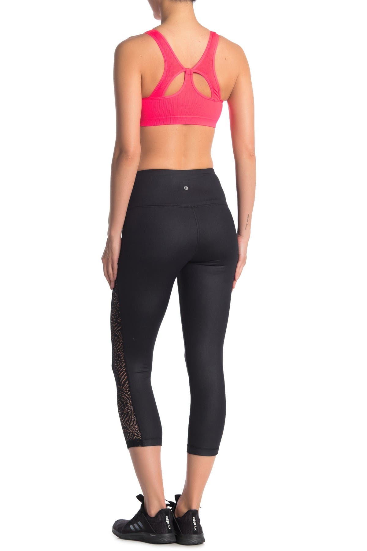 90 DEGREE BY REFLEX Crochet Panel Leggings | Nordstromrack