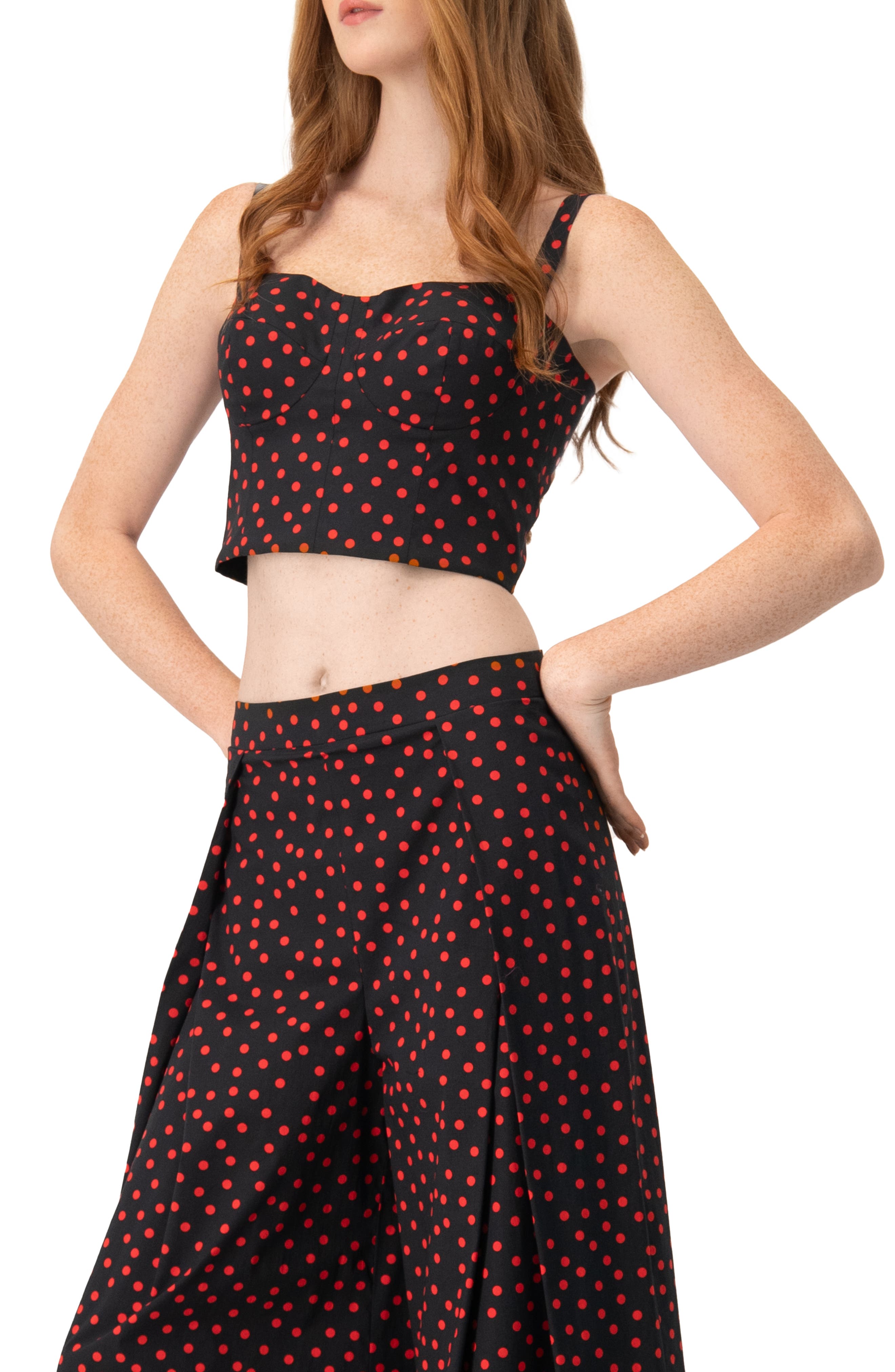 IVONNE Polka Dot Bustier | Nordstrom