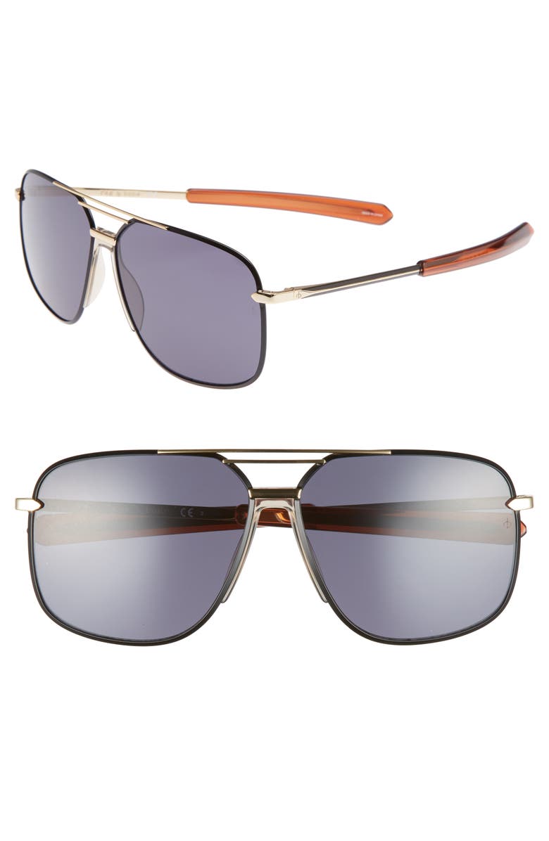rag & bone Caravan 62mm Oversize Aviator Sunglasses | Nordstrom
