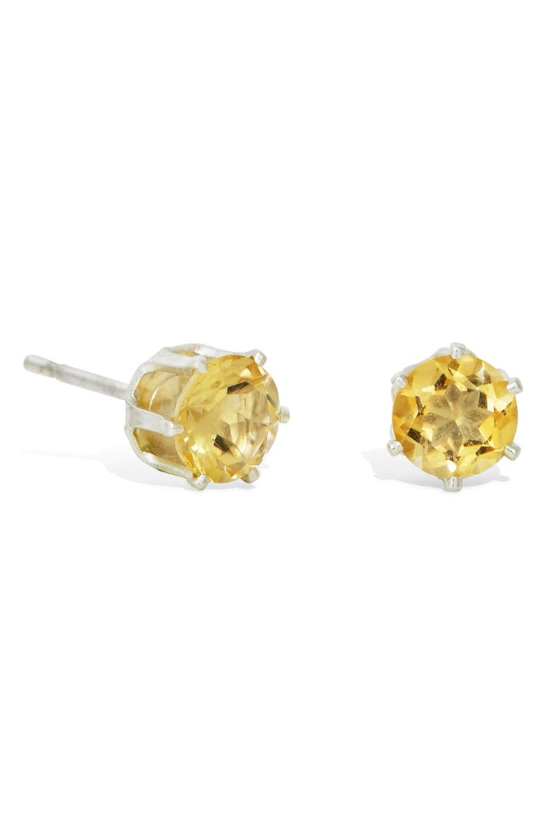SAVVY CIE JEWELS Citrine Stud Earrings | Nordstromrack