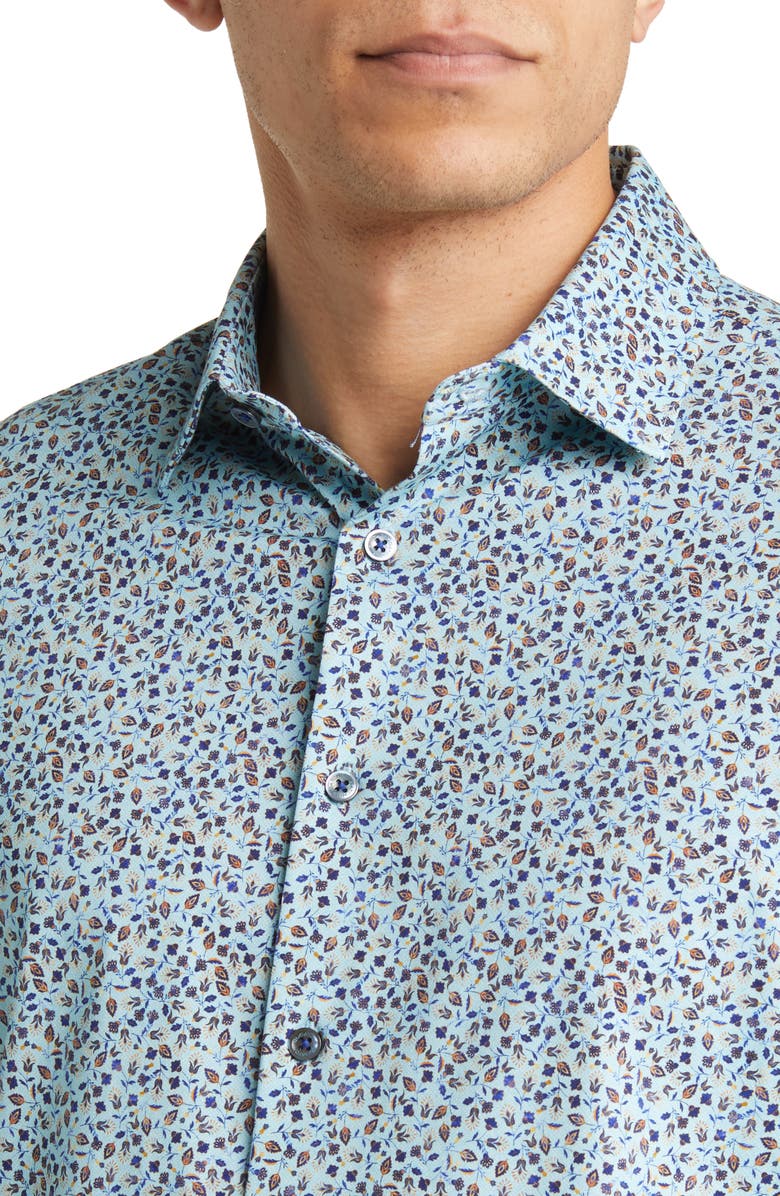 Bugatchi James OoohCotton® Floral Button-Up Shirt | Nordstromrack